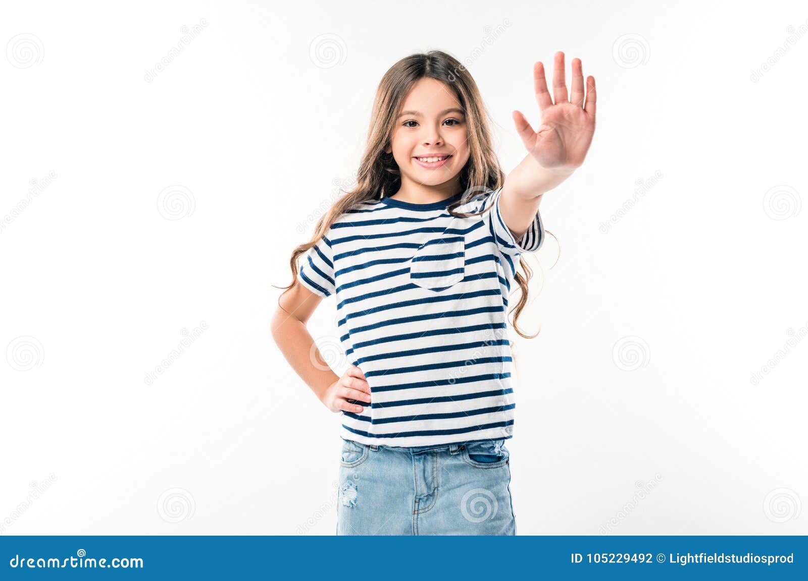 Kid giving high five stock photo. Image of people, smiling - 105229492