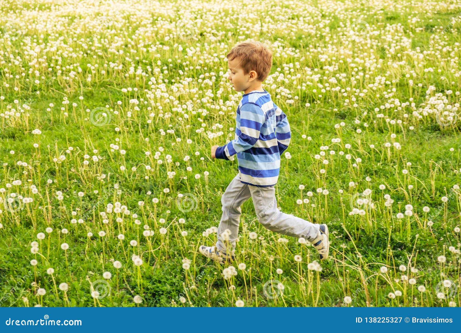 Kid Happy Child Fun Nature. Playing Stock Image - Image of cute ...