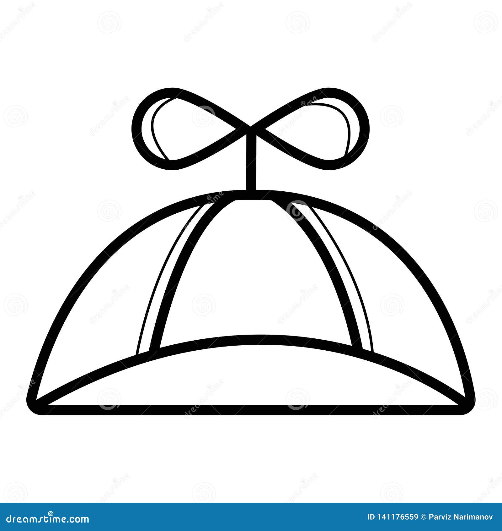 Kid hat vector stock vector. Illustration of fashion - 141176559