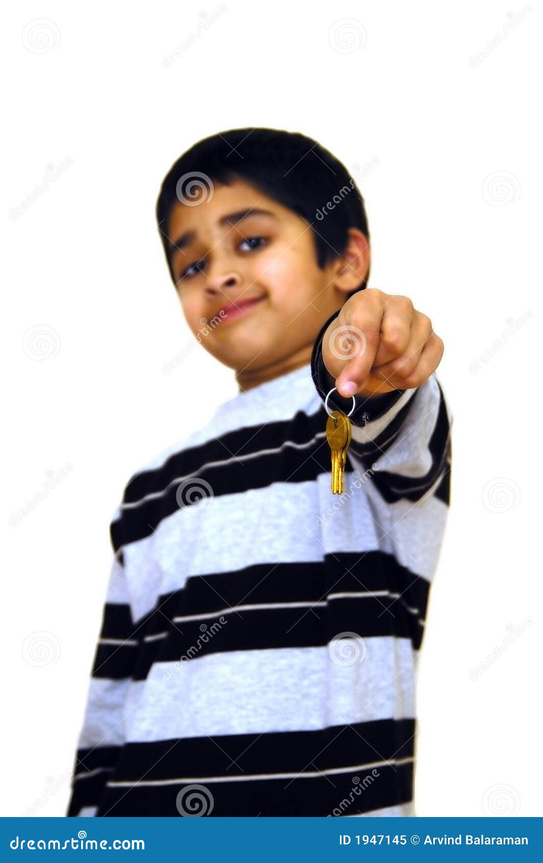 Kid holding keys stock image. Image of estate, investment - 1947145