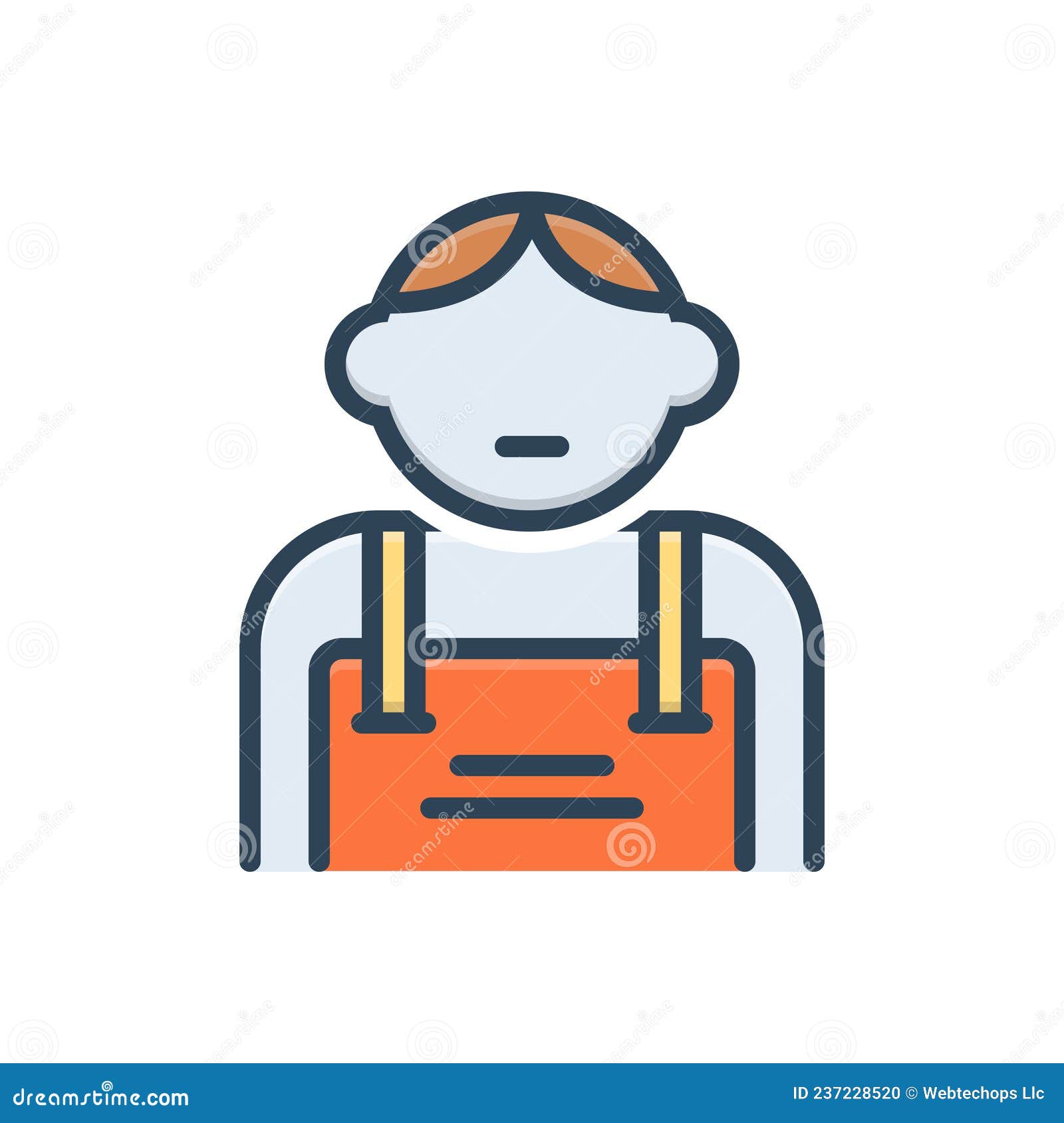 Color Illustration Icon for Kid, Scion and Generation Stock ...