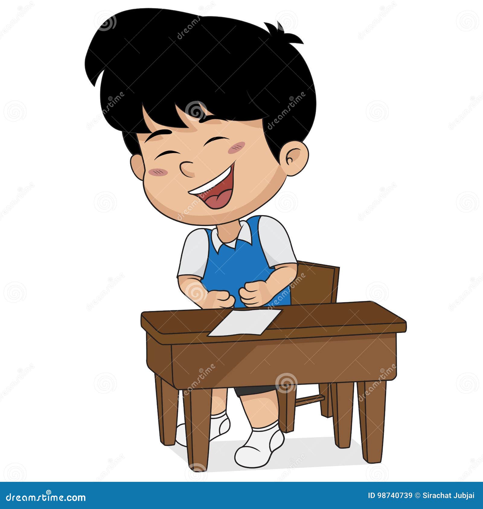 Classroom Kid Laughing Stock Illustrations – 486 Classroom Kid Laughing ...
