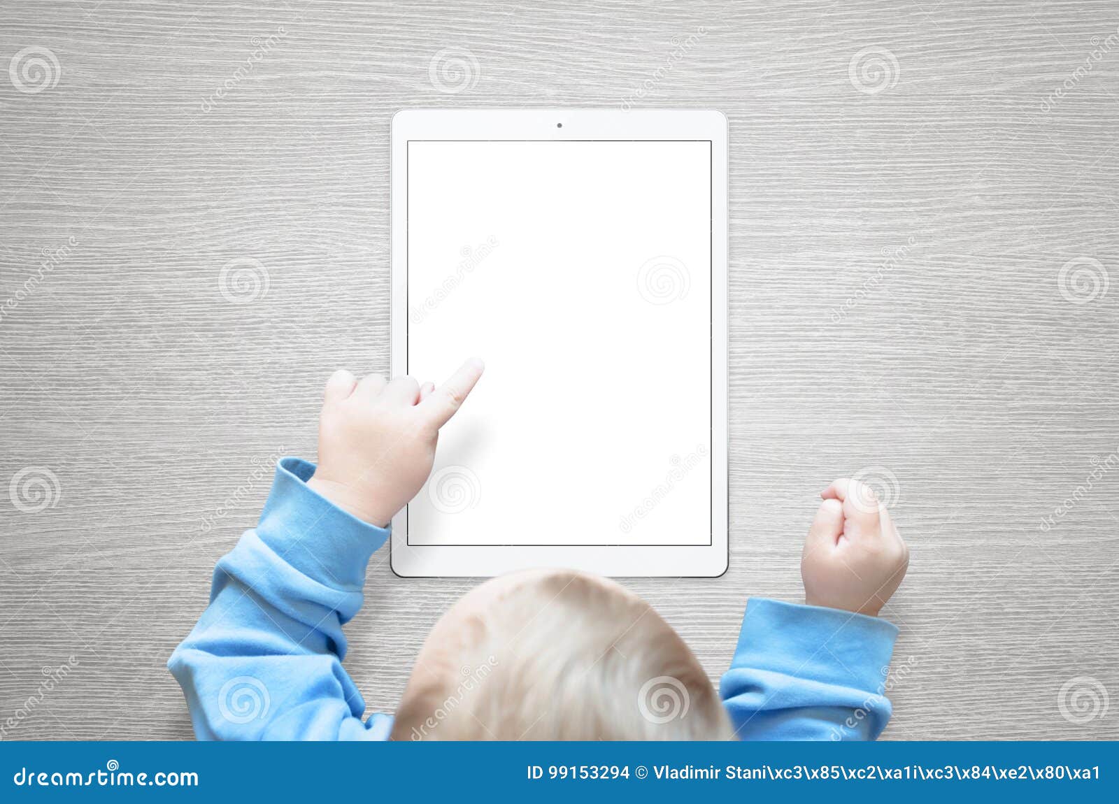 Kid learn to use tablet stock photo. Image of child, movie - 99153294
