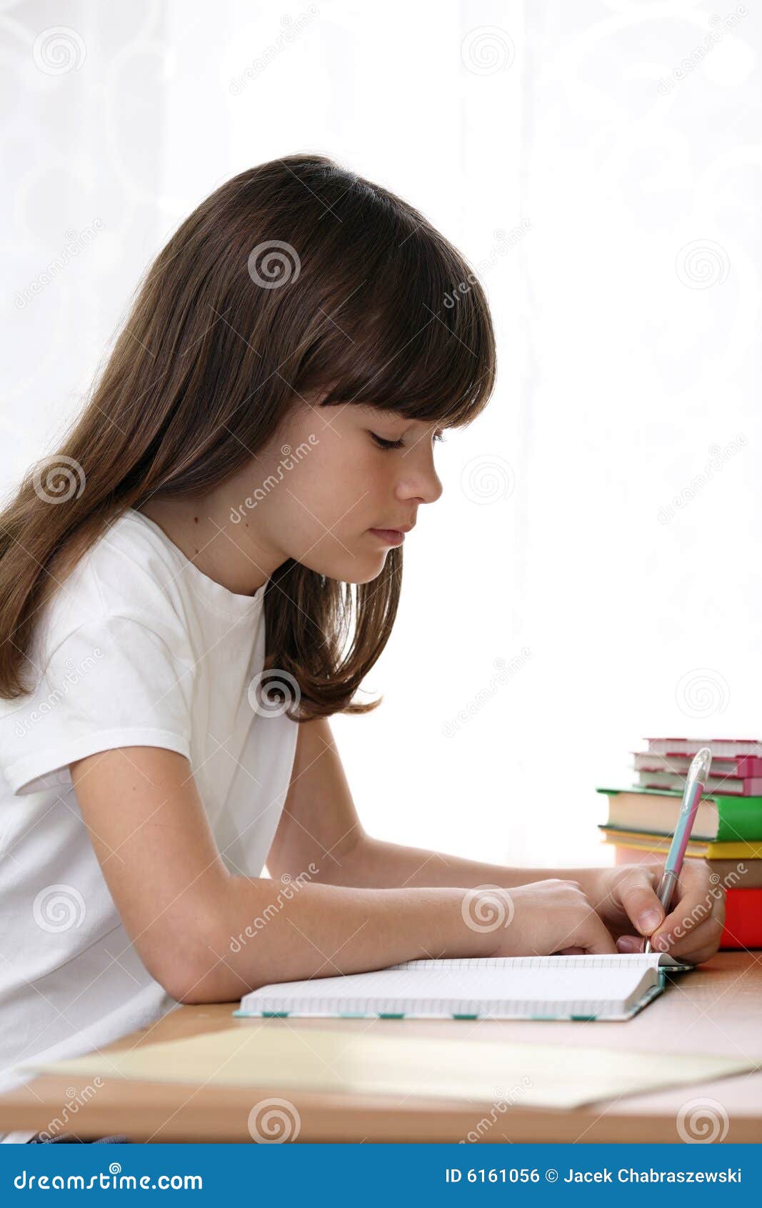 Kid learning stock photo. Image of caucasian, teach, books - 6161056