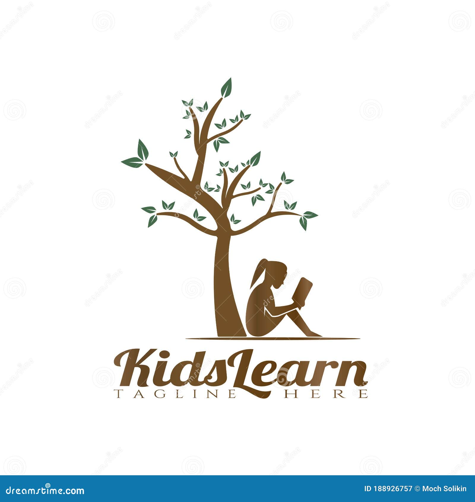 Kid Learning Logo Template,Children Learning Icon Design Stock ...