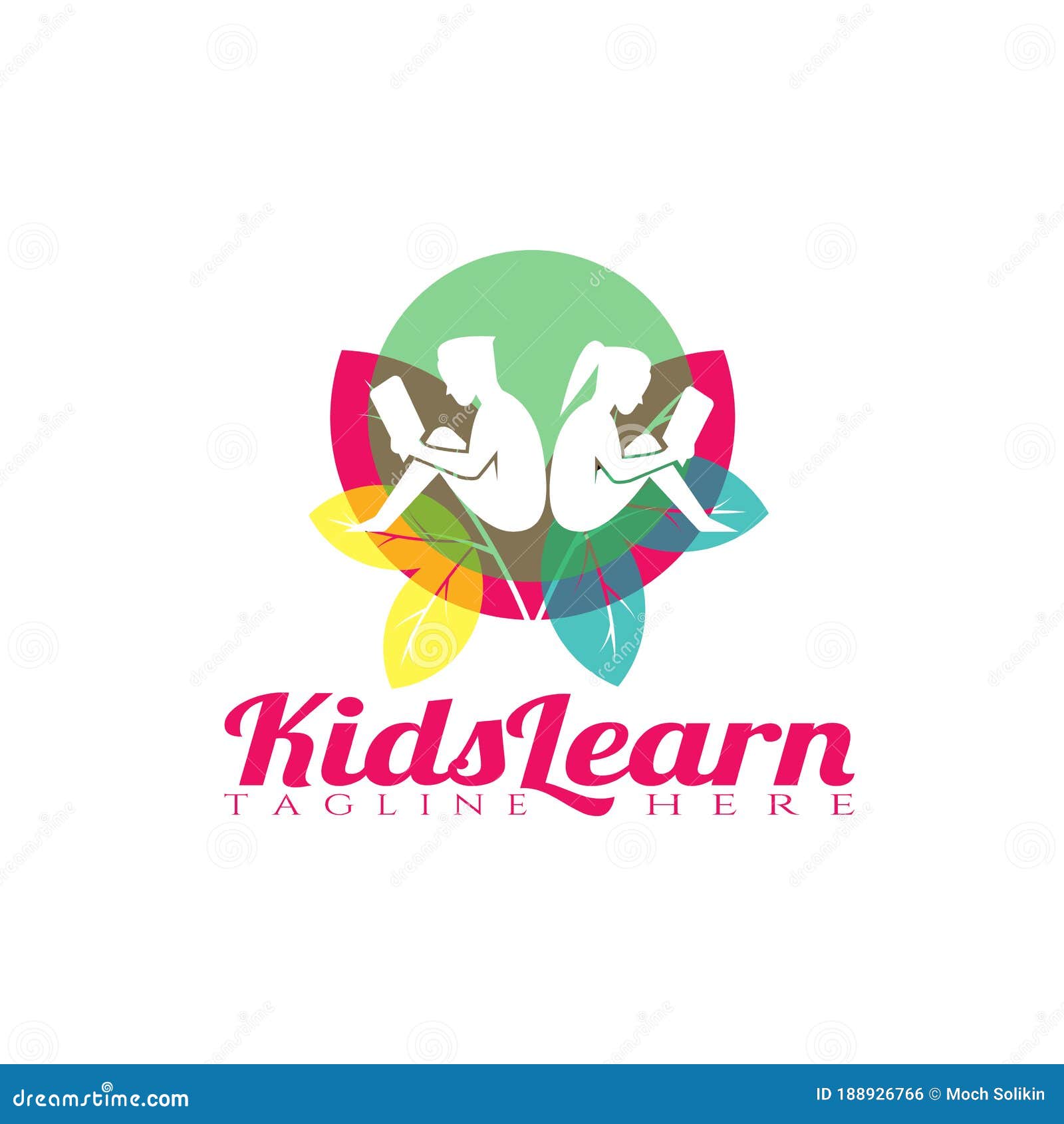 Kid Learning Logo Template,Children Learning Icon Design Stock ...