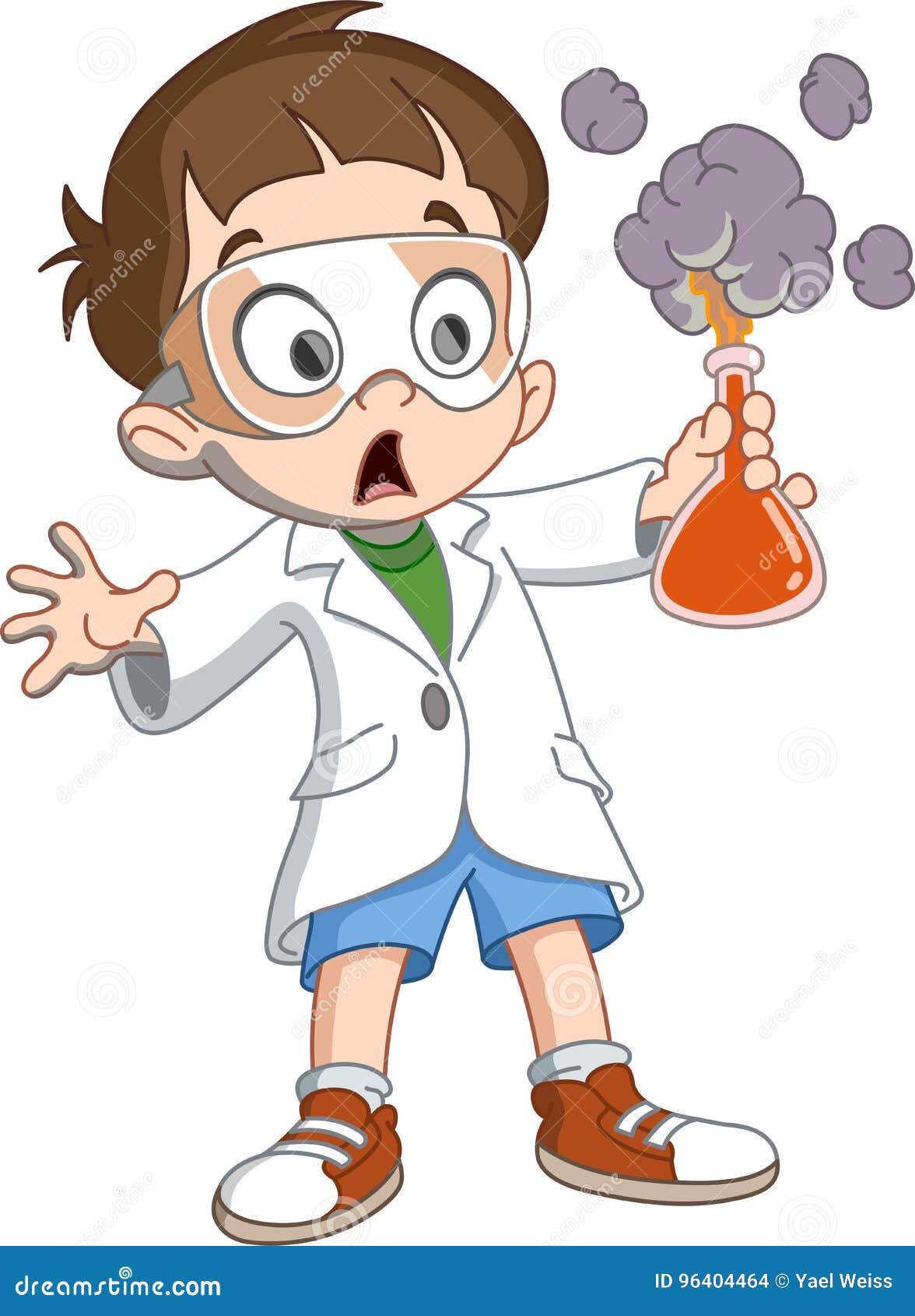 Kids Doing Science Clip Art