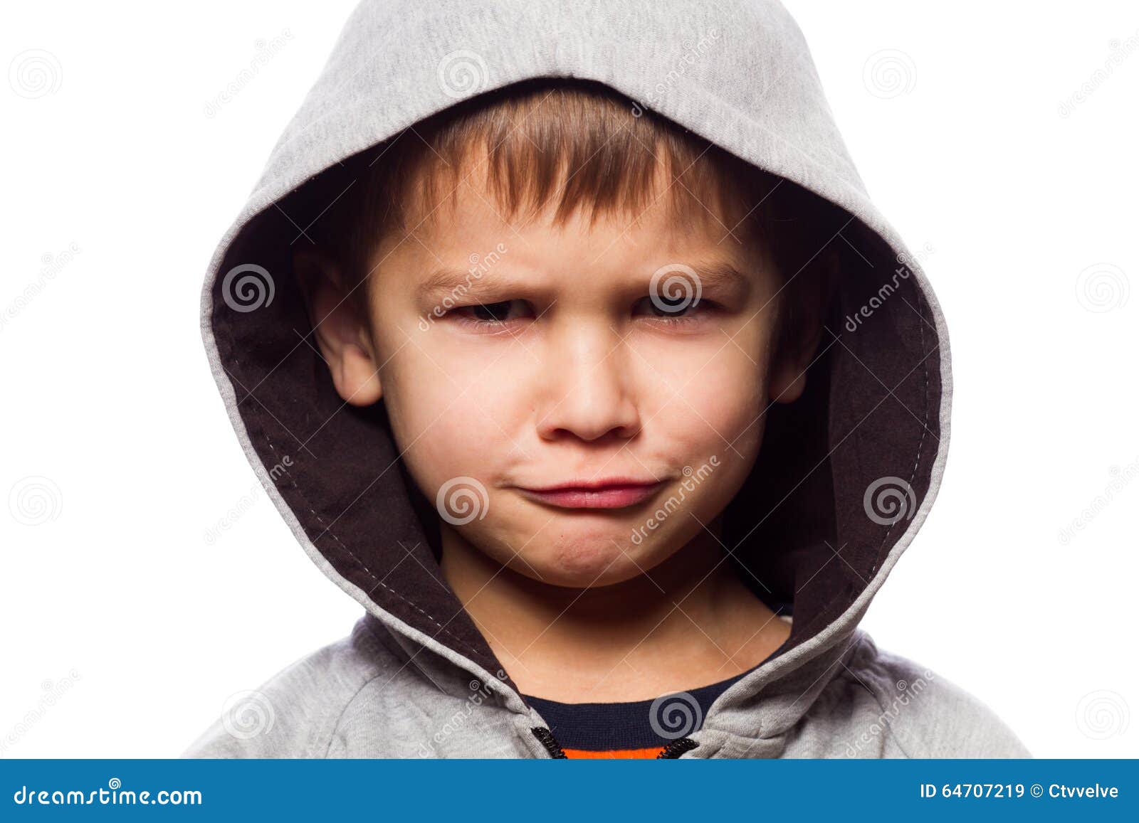 Kid Making Funny Expressions, he is Sad Stock Image - Image of posing ...