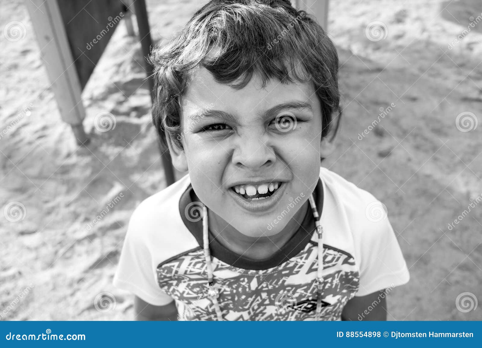 Kid Making Strange Facial Expressions Stock Photo - Image of black ...