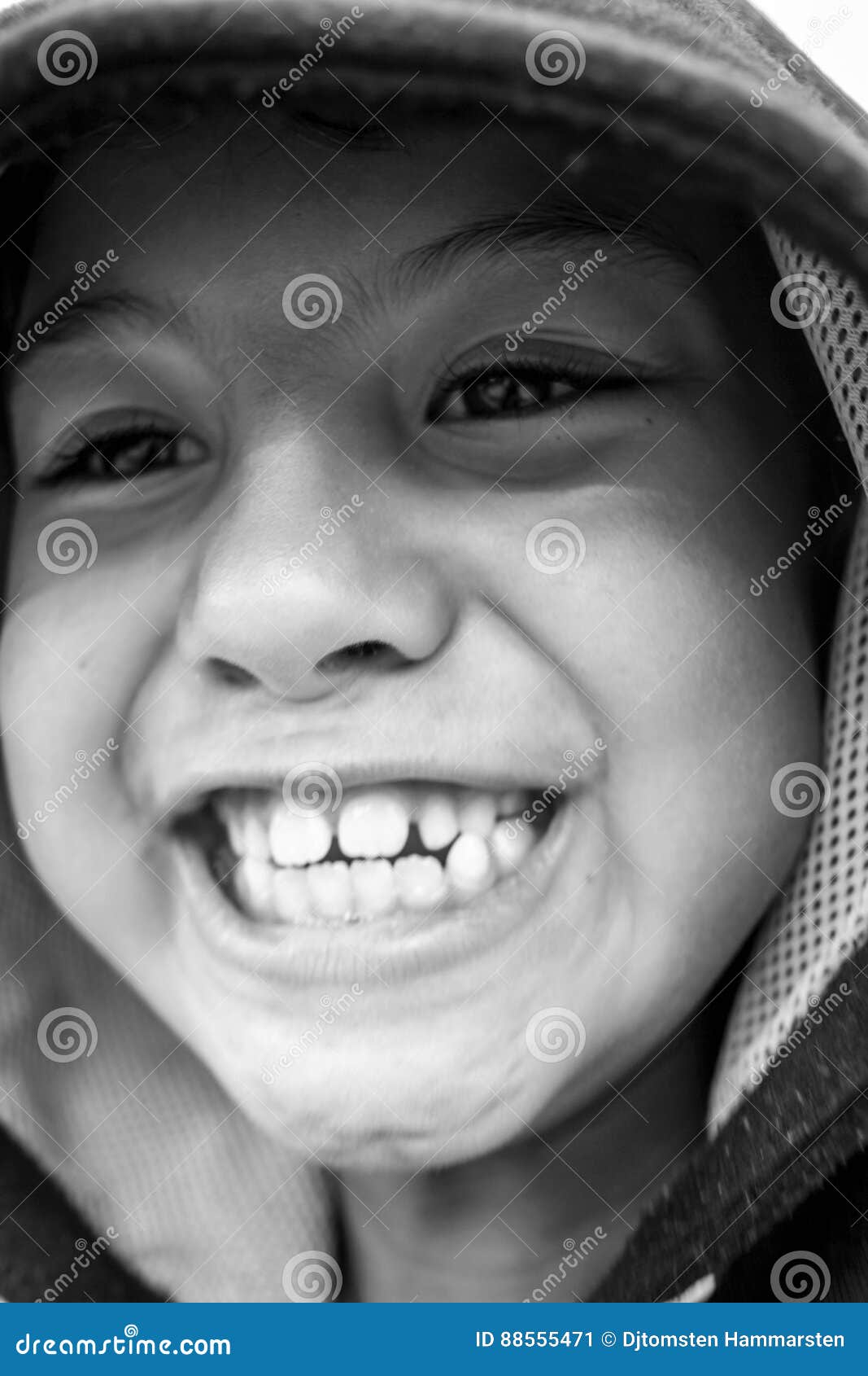 Kid Making Strange Facial Expressions Stock Image - Image of black ...