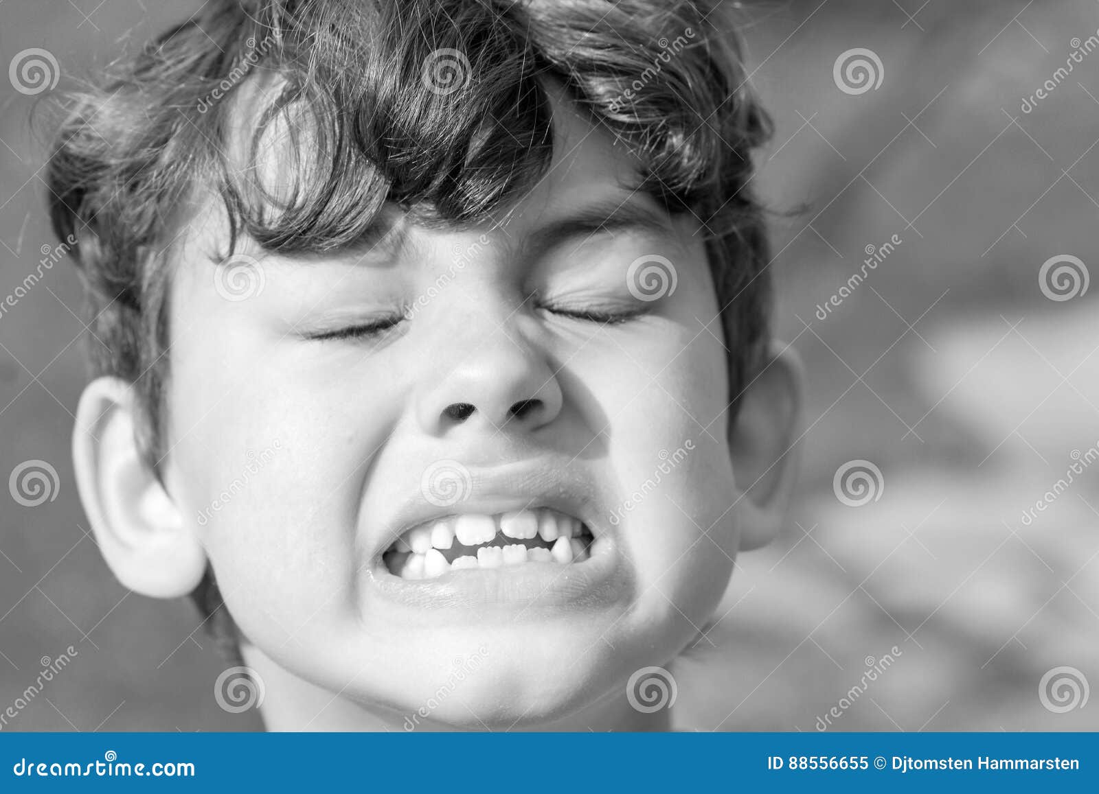 Kid Making Strange Facial Expressions Stock Image - Image of circles ...