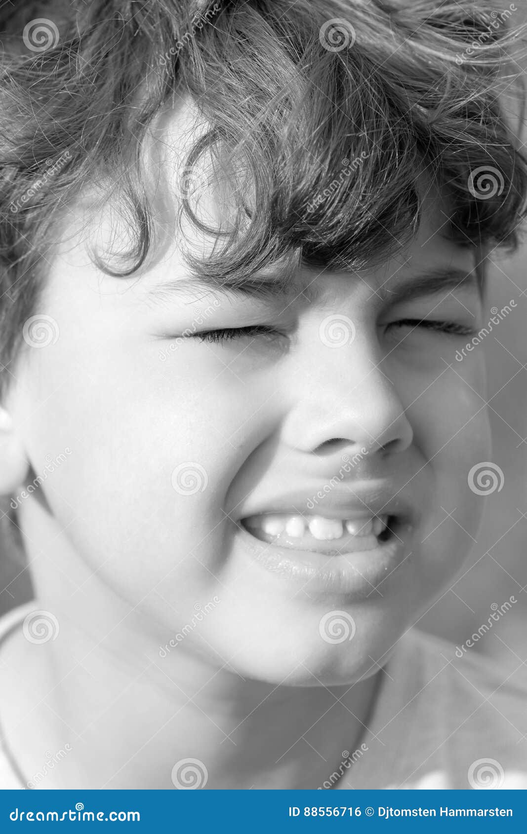 Kid Making Strange Facial Expressions Stock Photo - Image of bright ...