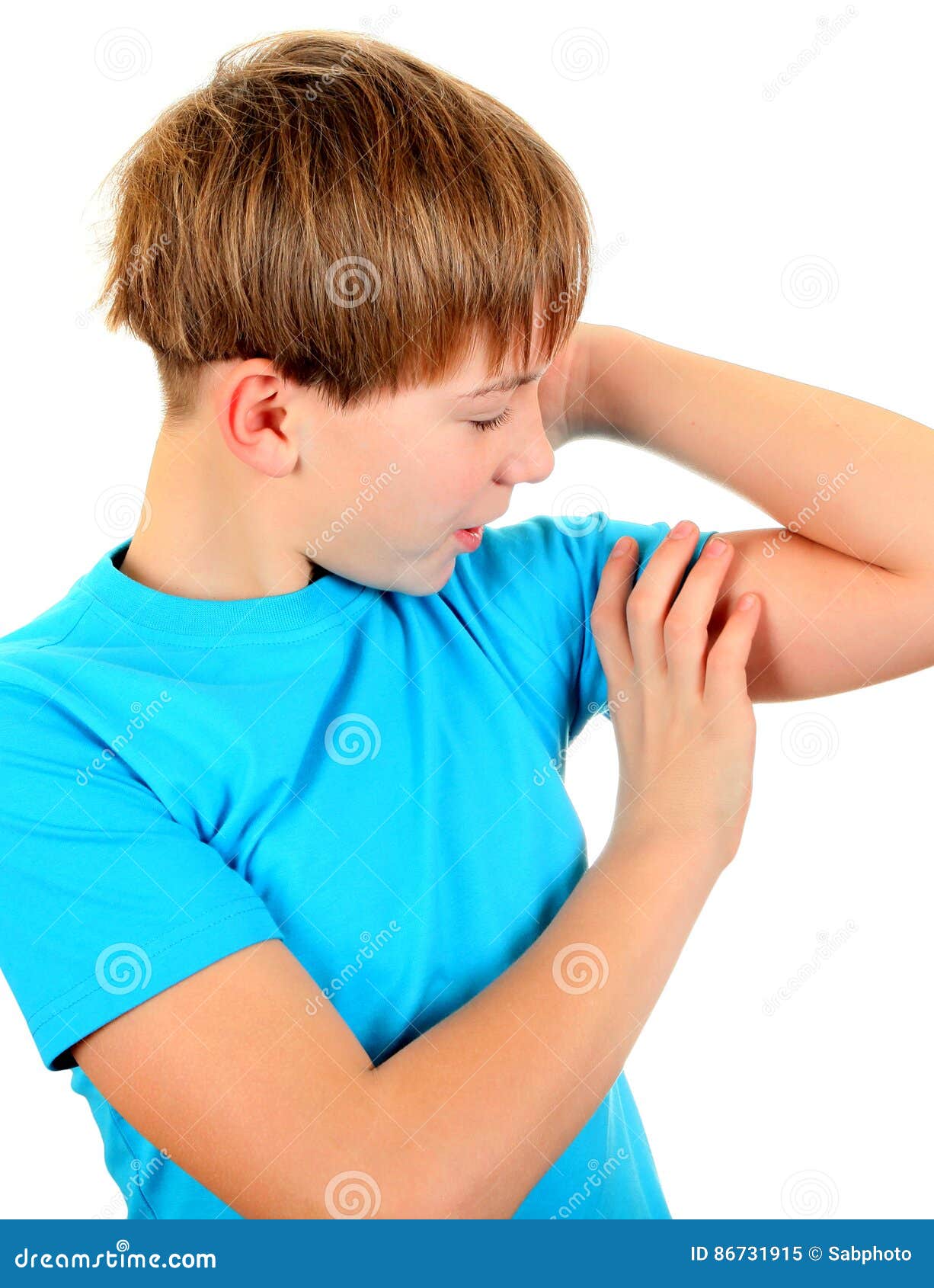 Kid Muscle Flexing stock image. Image of manliness, athlete - 86731915