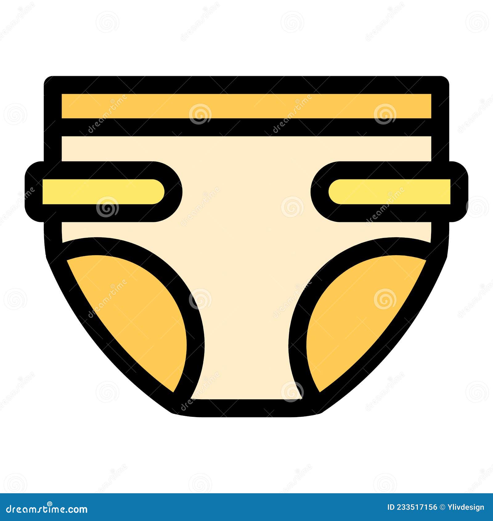 Nappy Or Diaper Illustration Cartoon Vector | CartoonDealer.com #12177865