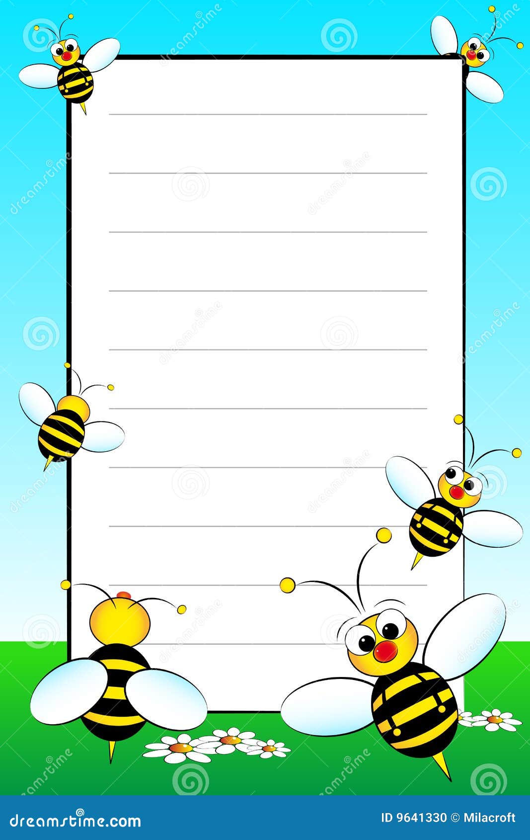 Kid Notebook with Blank Lined Page Stock Vector - Illustration of album ...