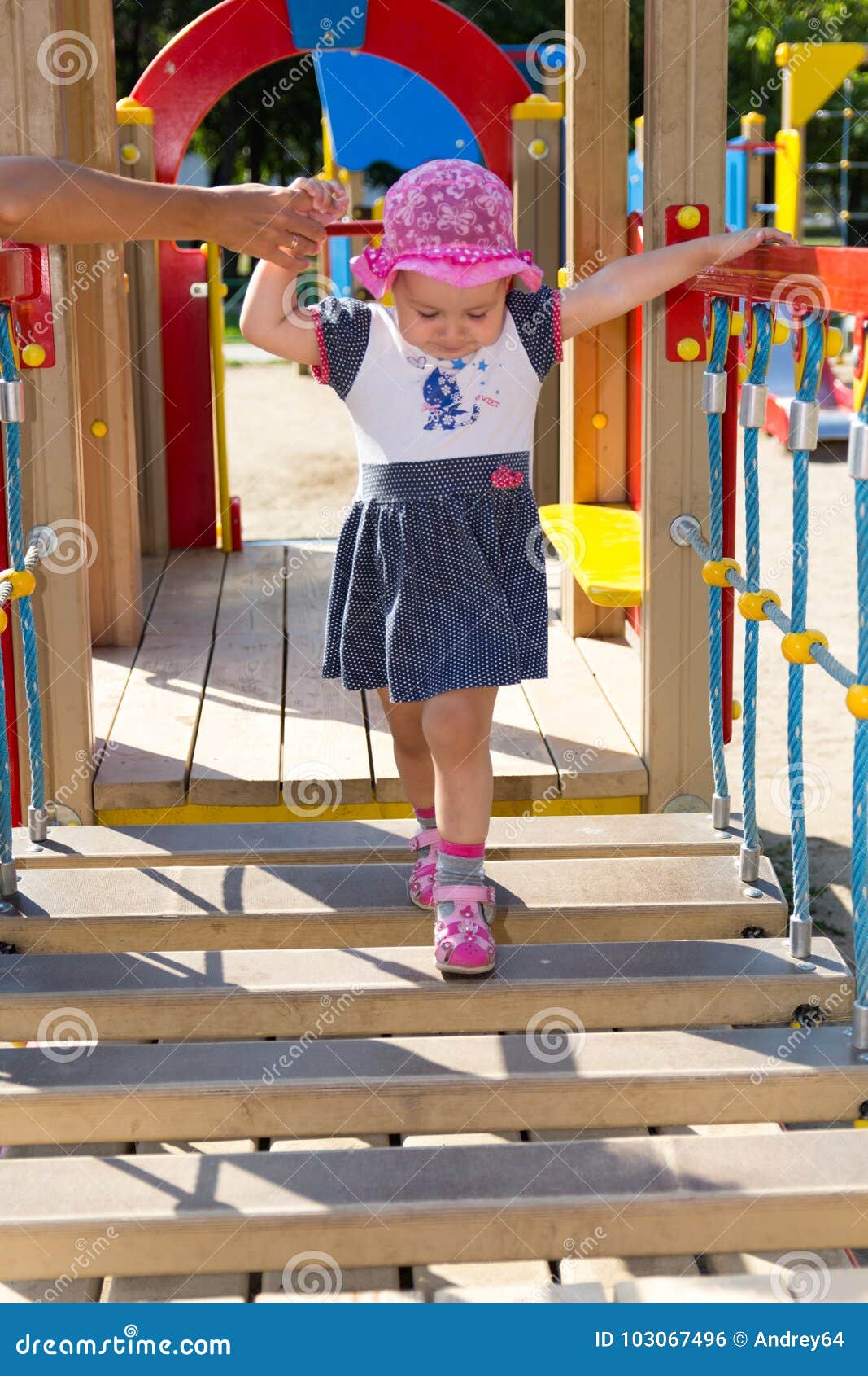 The Kid is Playing on the Playground Stock Photo - Image of equipment ...
