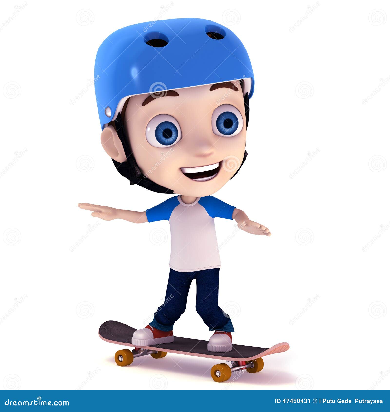 Kid playing skateboard stock illustration. Illustration of graphic ...