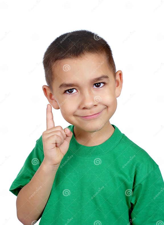Kid pointing up stock photo. Image of person, portrait - 13849184