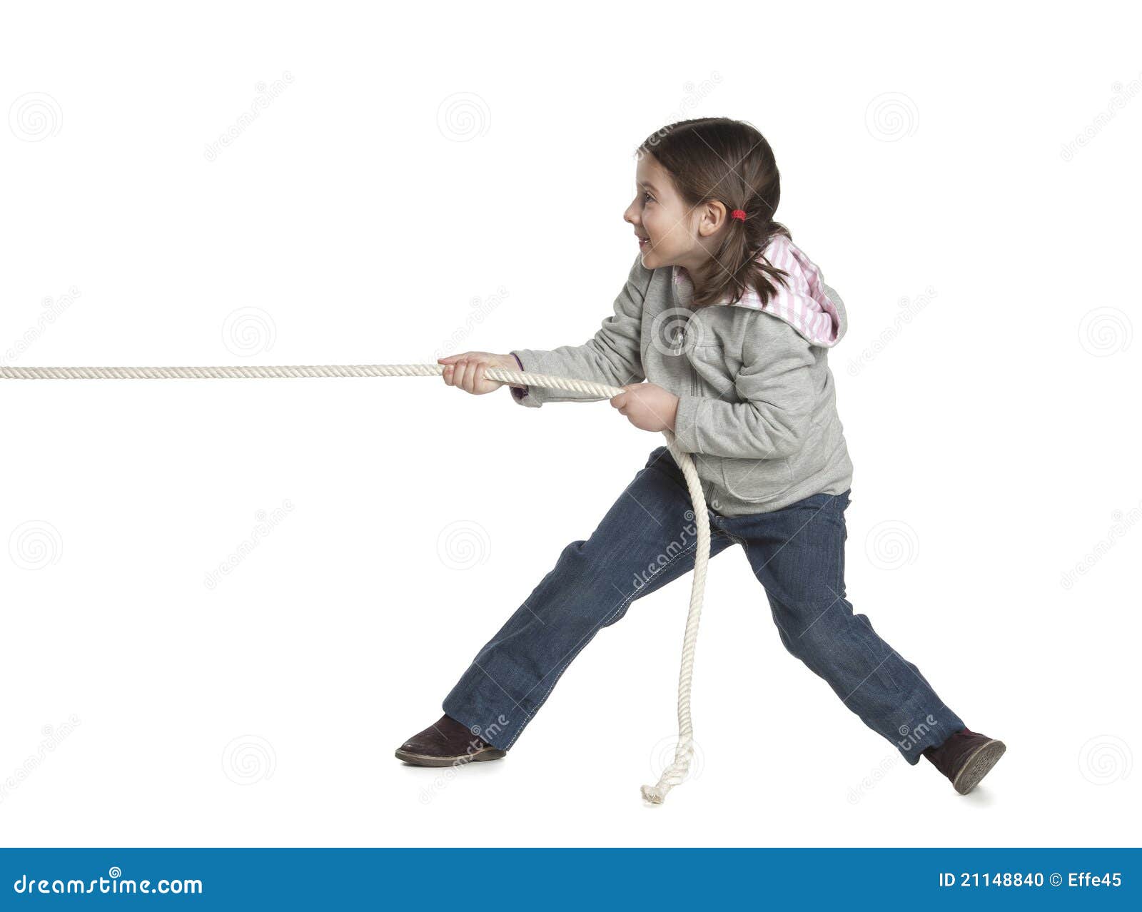 Kid pulling rope stock photo. Image of kids, happiness - 21148840