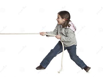 Kid pulling rope stock photo. Image of kids, happiness - 21148840