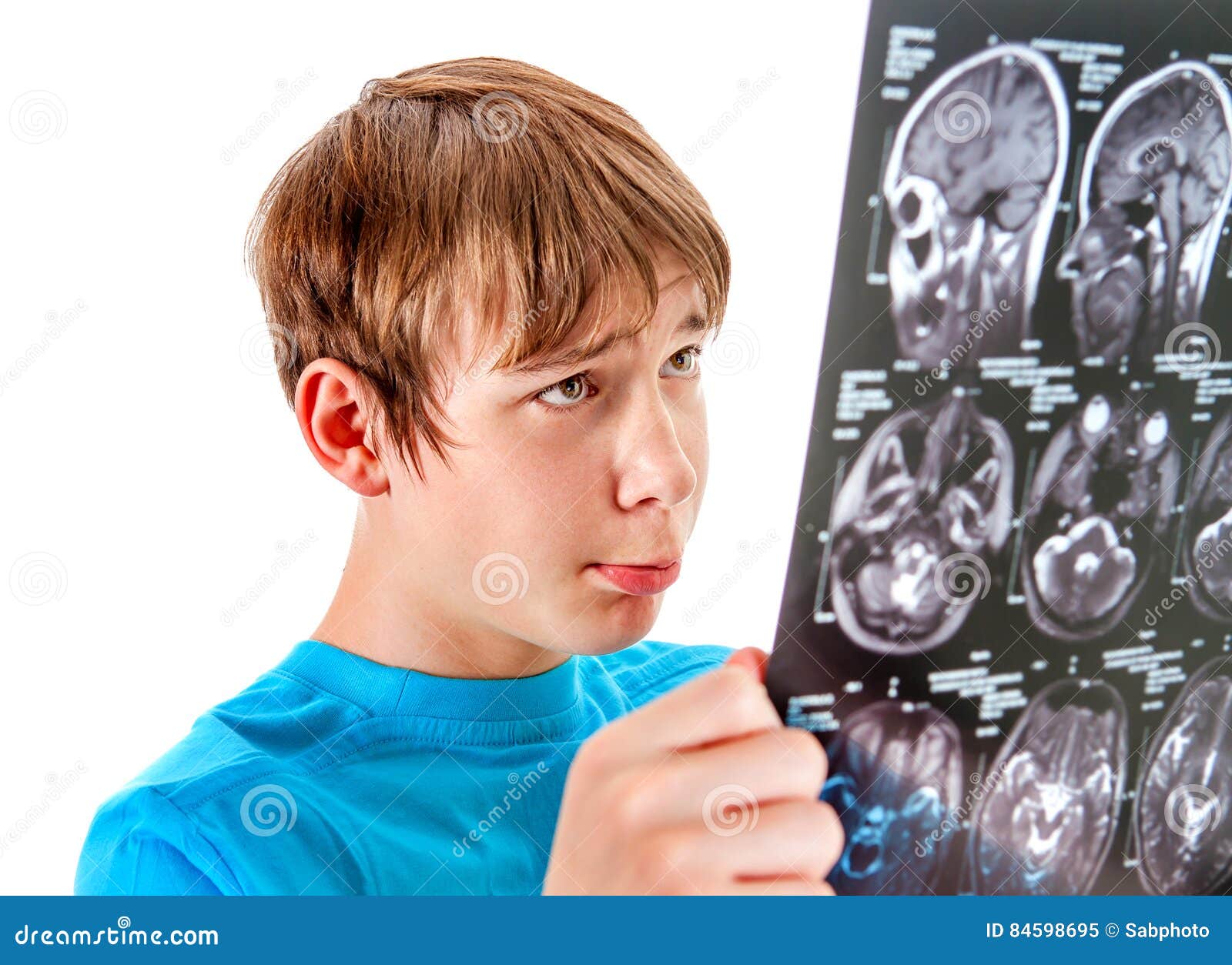 Kid with X-Ray stock image. Image of looking, holding - 84598695