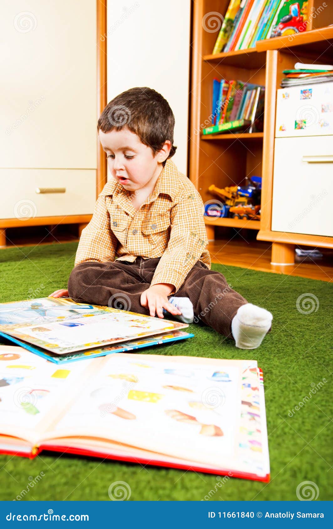 Kid reading stock photo. Image of color, colour, lovely - 11661840