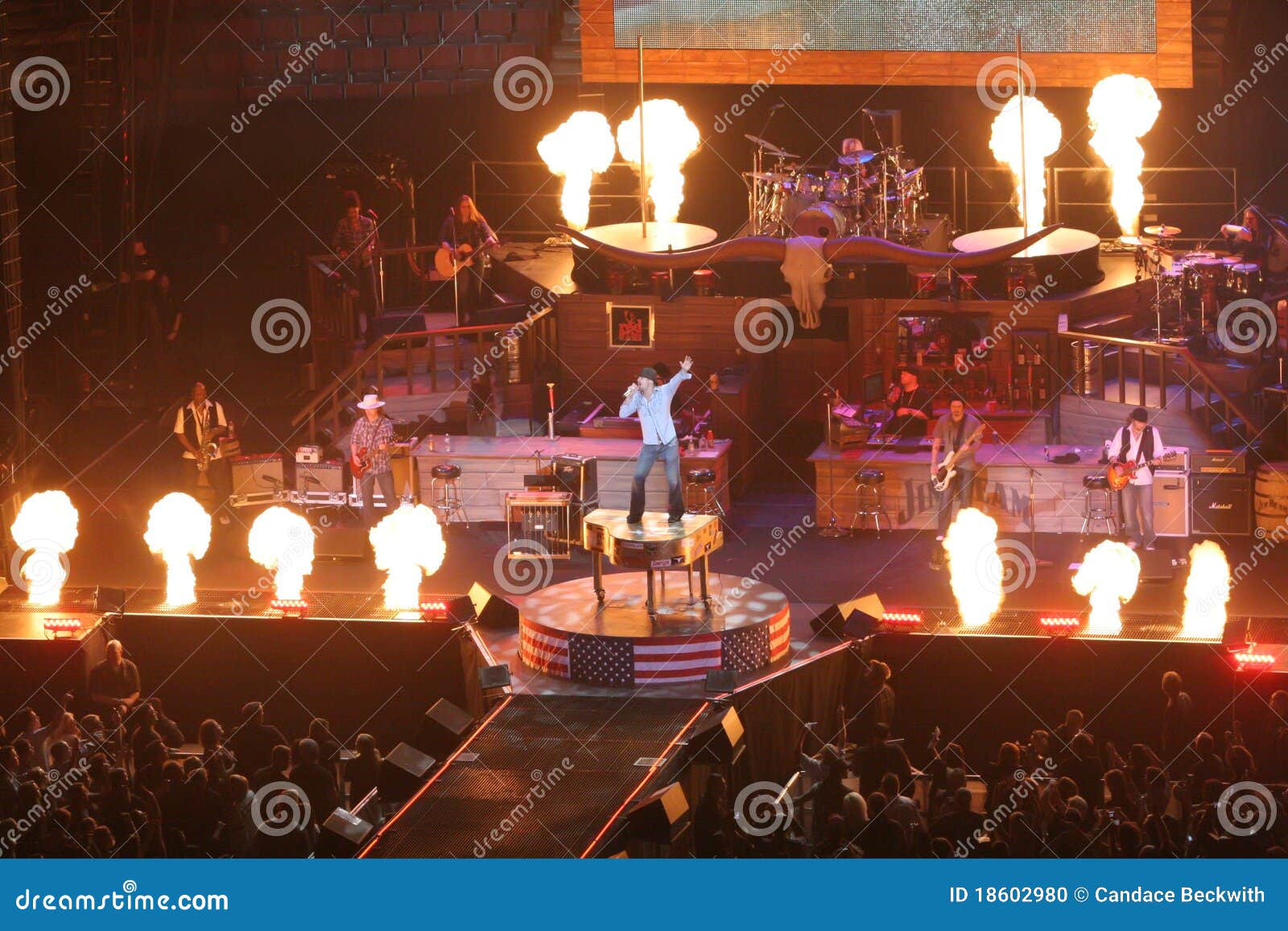 Kid Rock editorial image. Image of guitar, concert, stage - 18602980