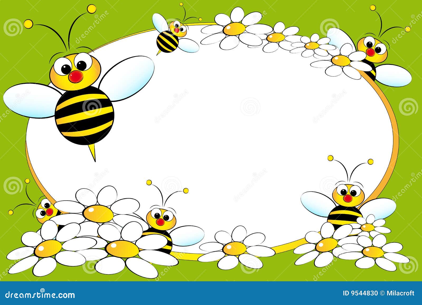 Kid Scrapbook with Blank Frame Message Stock Vector - Illustration of ...