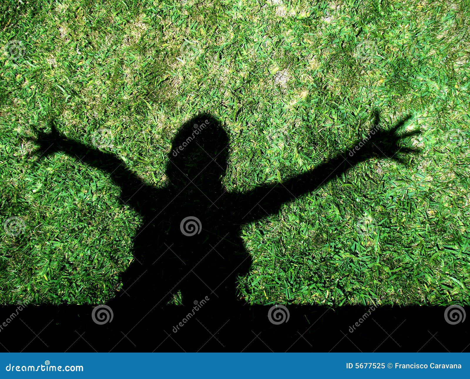 Kid shadow stock image. Image of silhouette, monster, kids - 5677525