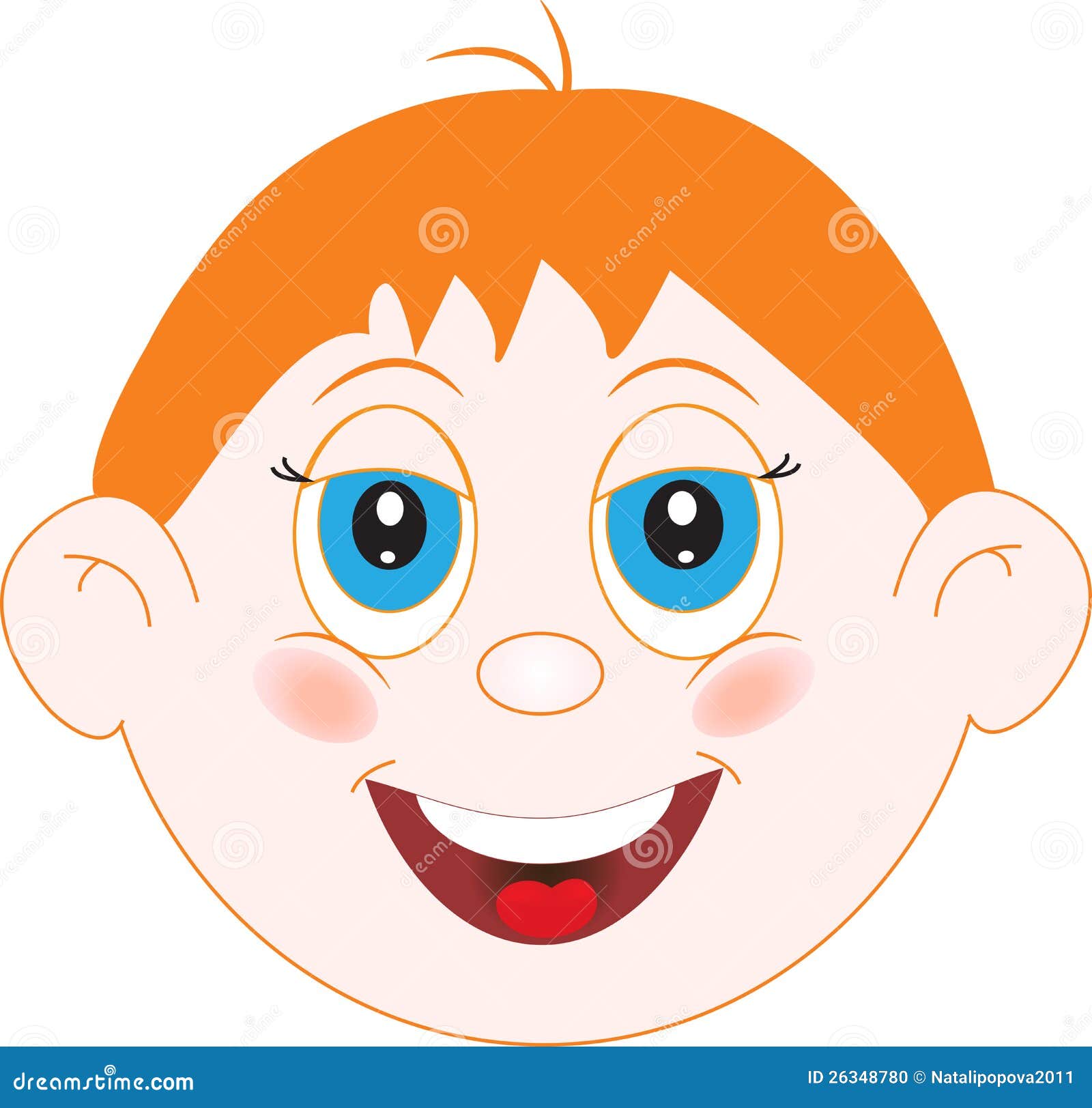 Kid. Smiley. stock illustration. Illustration of smileys - 26348780