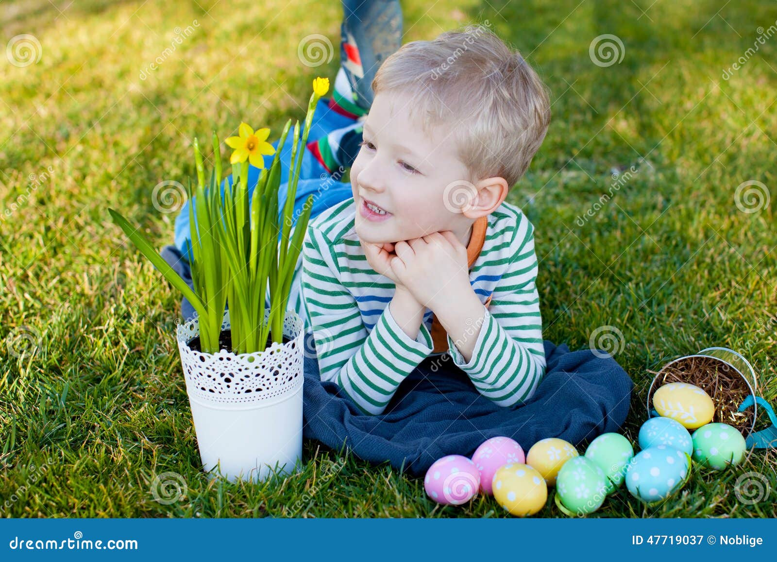 Kid at spring stock image. Image of little, looking, family - 47719037