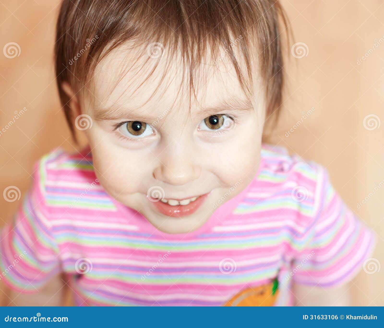 Kid standing stock photo. Image of isolated, hair, cheerful - 31633106