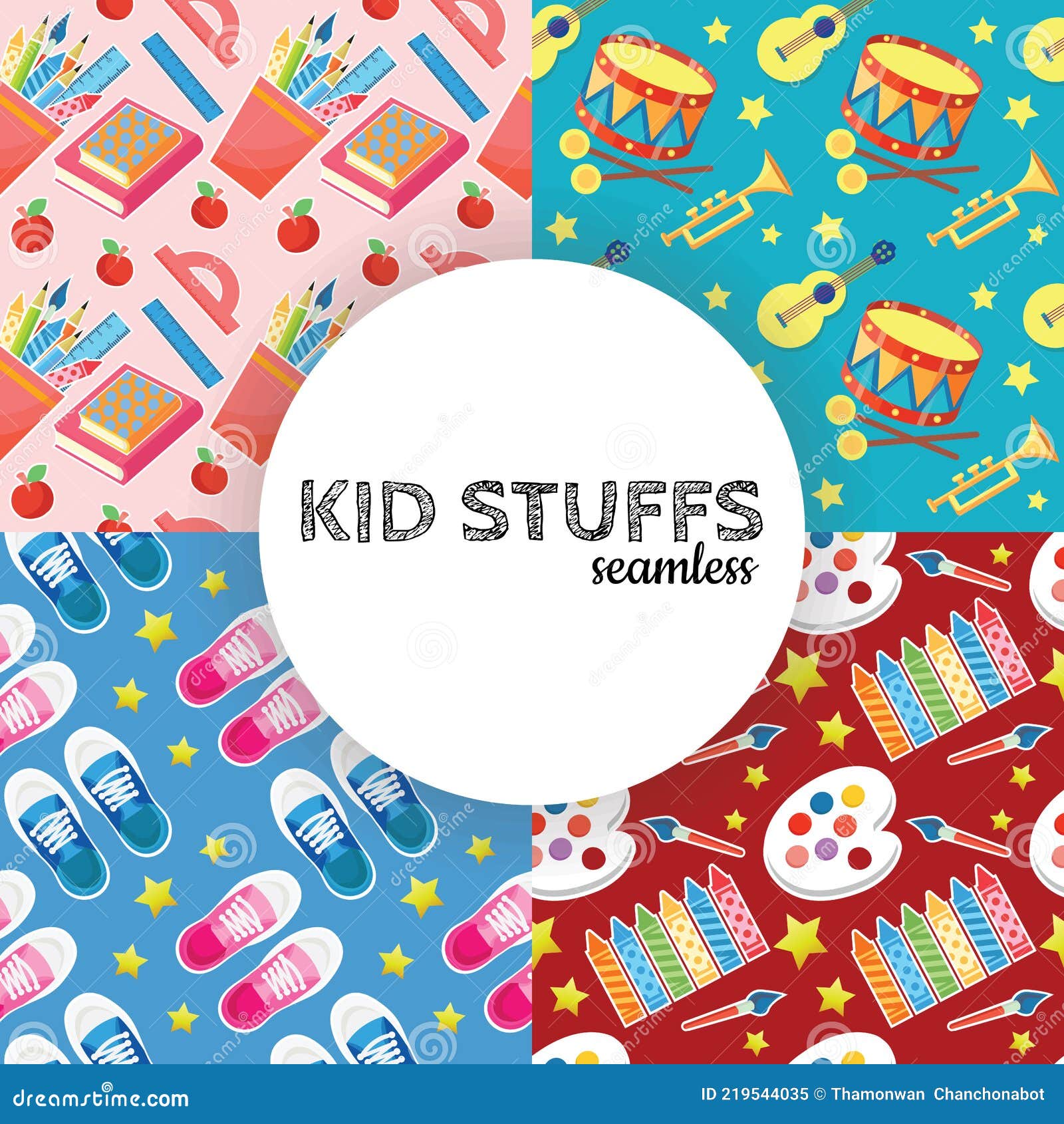 Toys Object For Small Kids To Play Cartoon Pyramid Rabbit And Piano ...