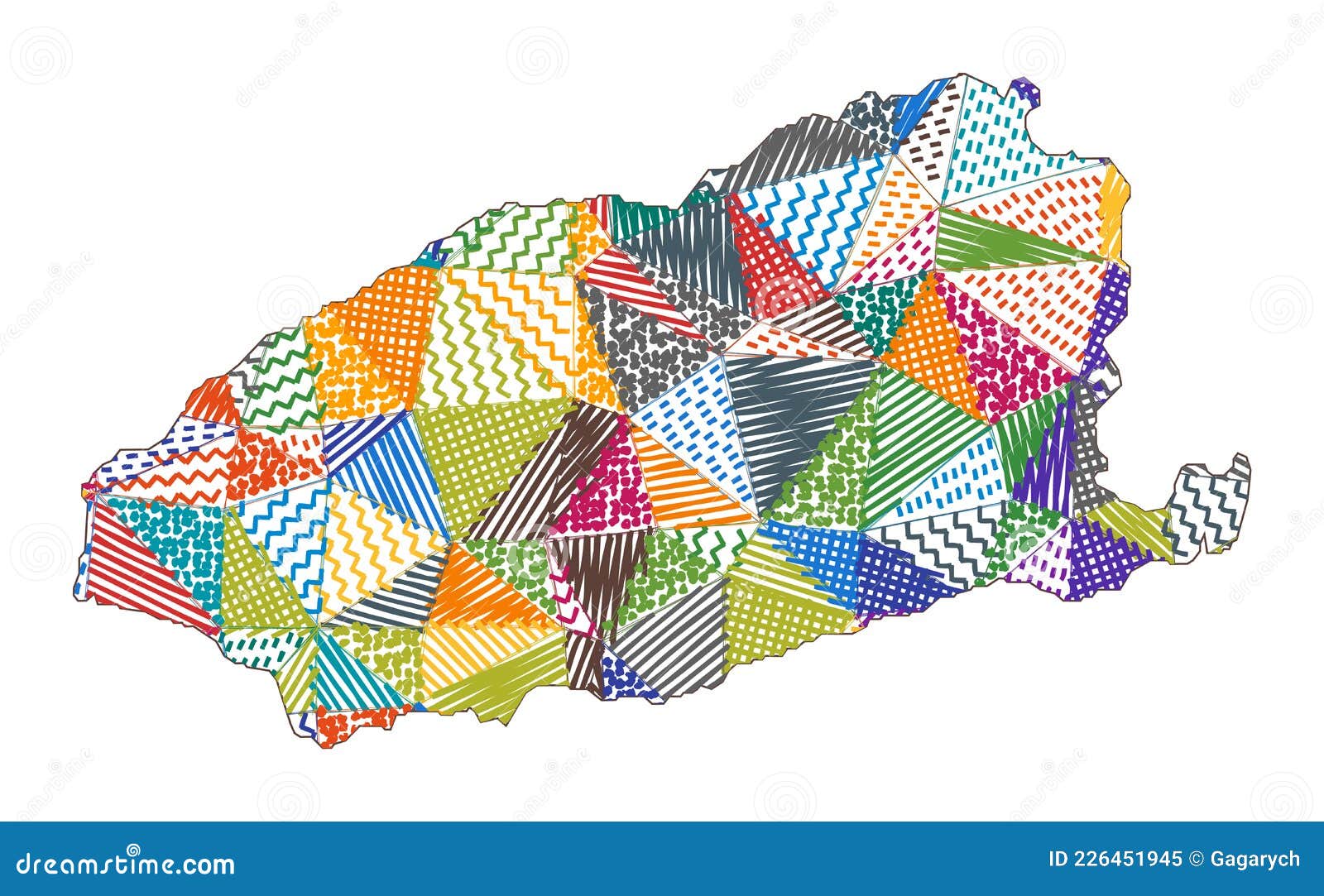 Imbros Map. Cartoon Vector | CartoonDealer.com #193277205