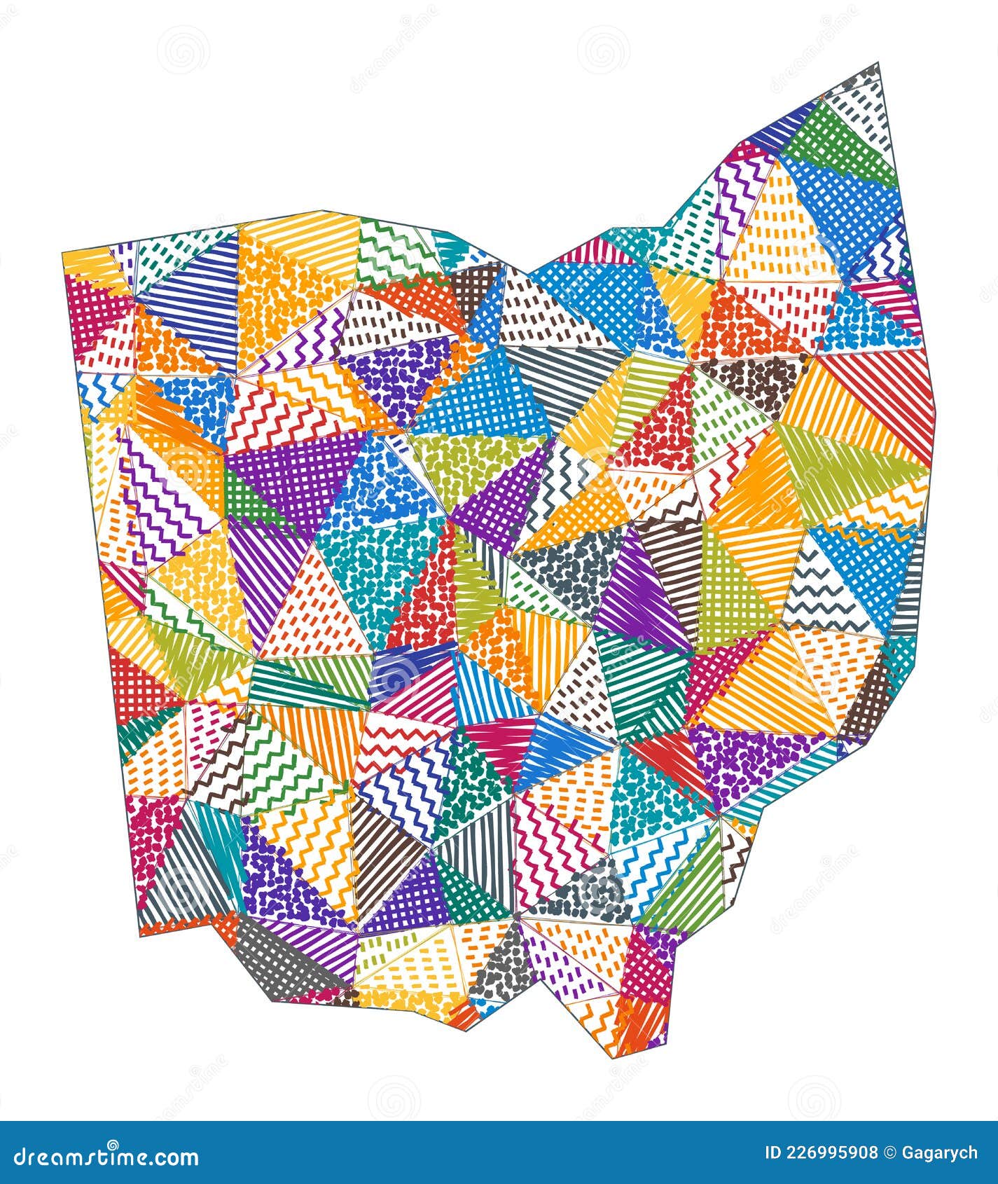 Ohio, Hand Lettering Phrase, Poster Design, Calligraphy Vector ...