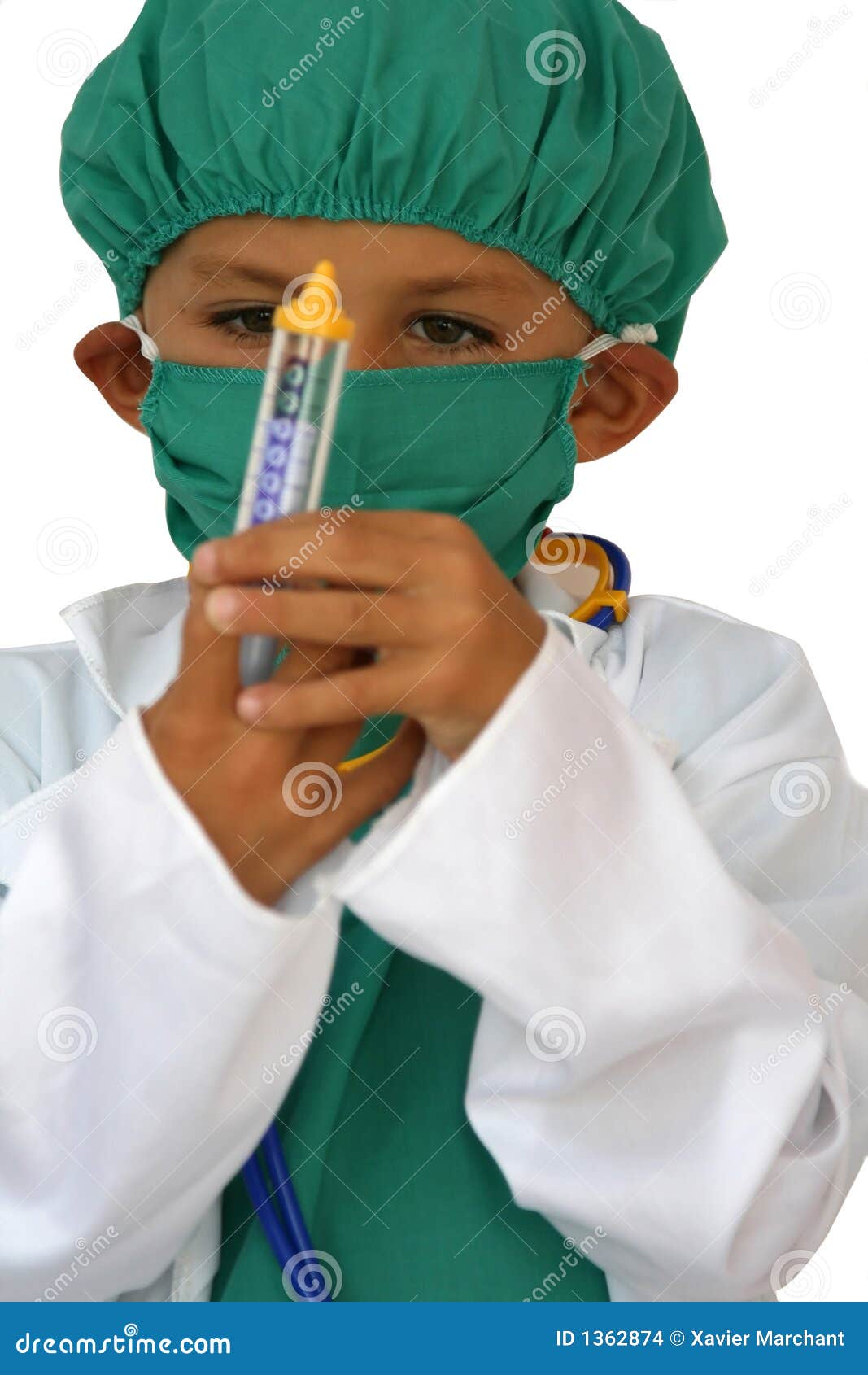 Kid surgeon stock photo. Image of face, dress, little - 1362874