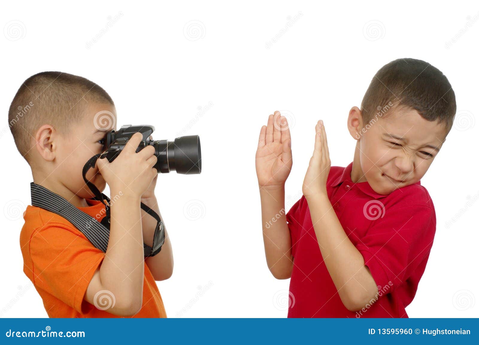 Kid taking a picture stock photo. Image of horizontal - 13595960