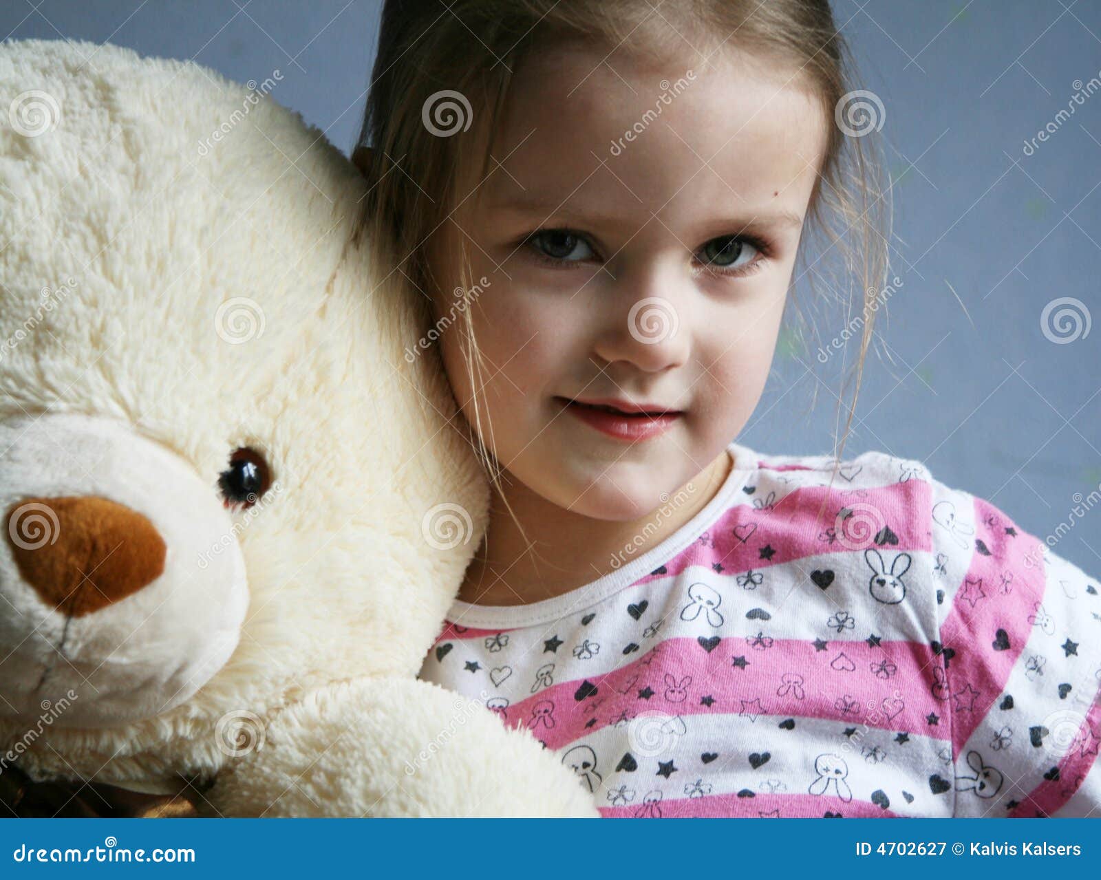 Kid With Teddy Picture. Image: 4702627