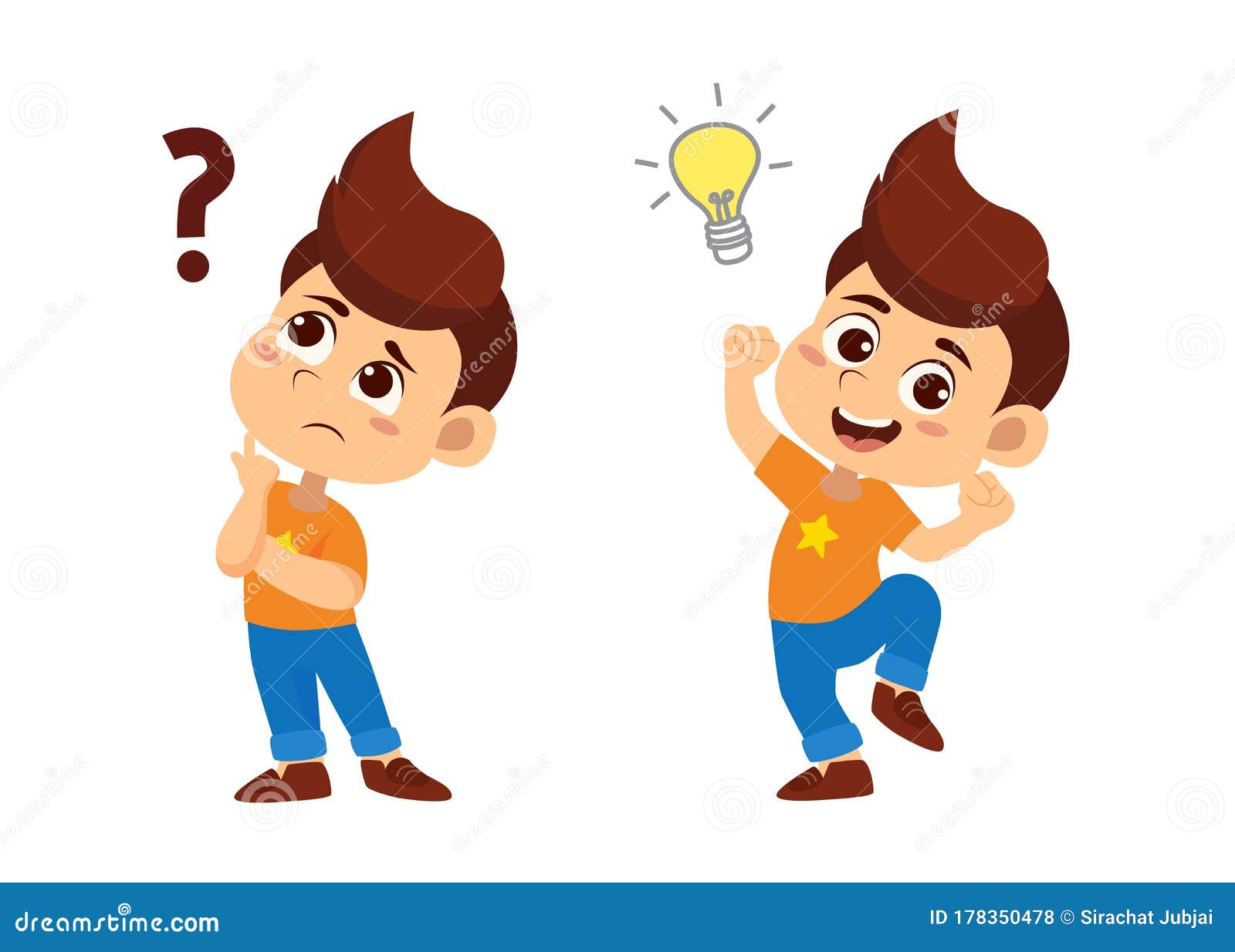 Kid Thinking Animated