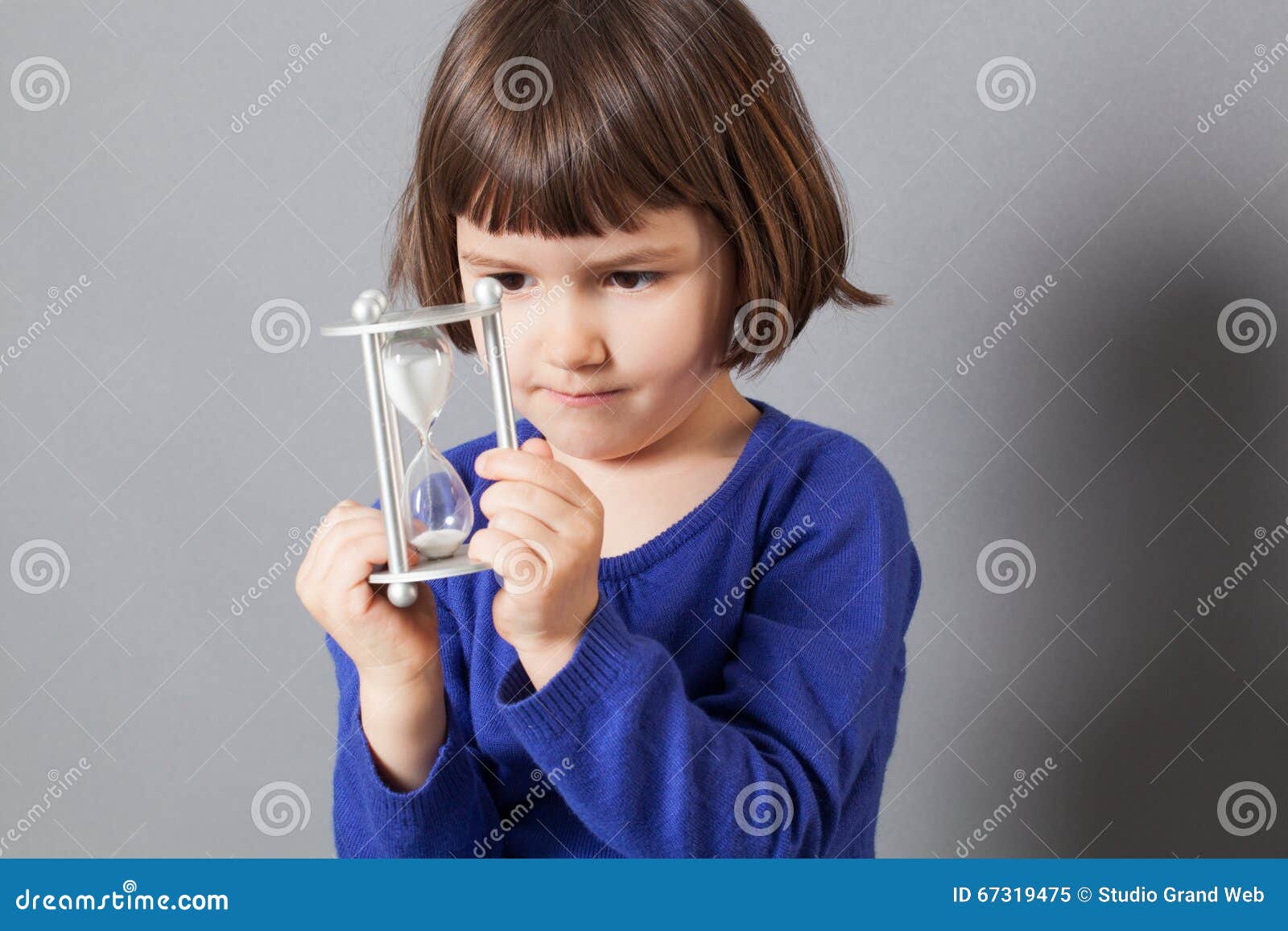 Kid Time Concept for Concentrated Preschool Child Stock Image - Image ...
