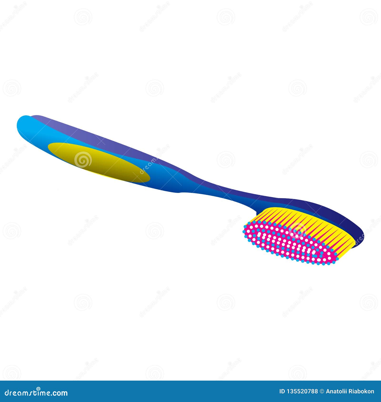 Kid Toothbrush Icon, Cartoon Style Stock Vector - Illustration of ...