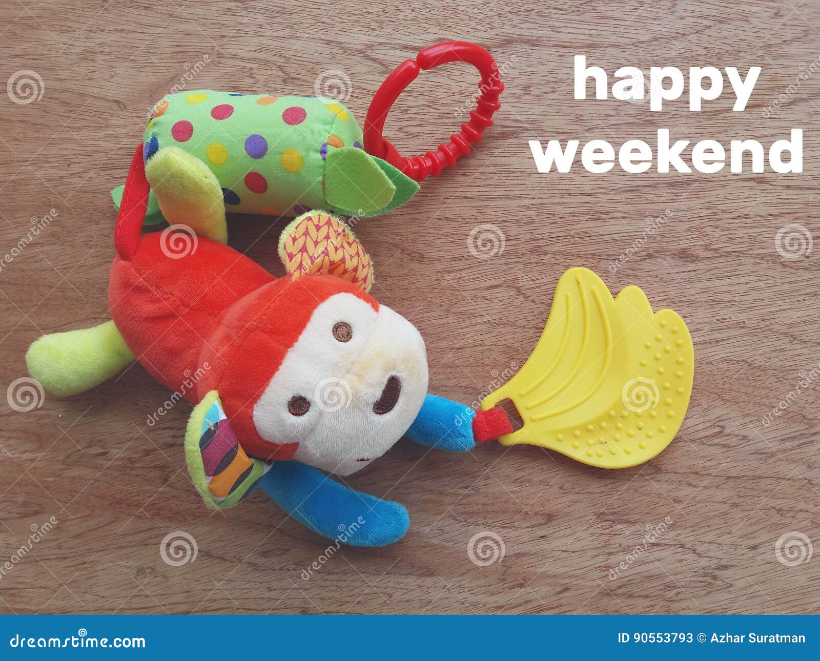 Kid toy and happy weekend stock image. Image of happy - 90553793