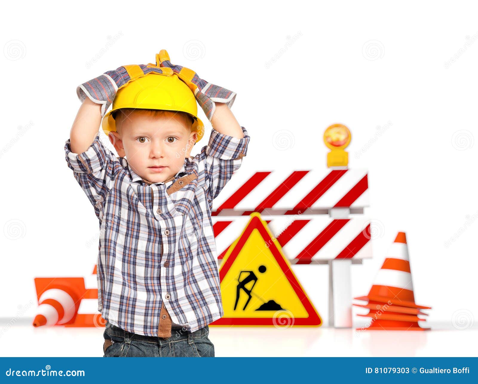 Traffic Barrier Against The Entry Of Cars Or Traffic Control By Means ...