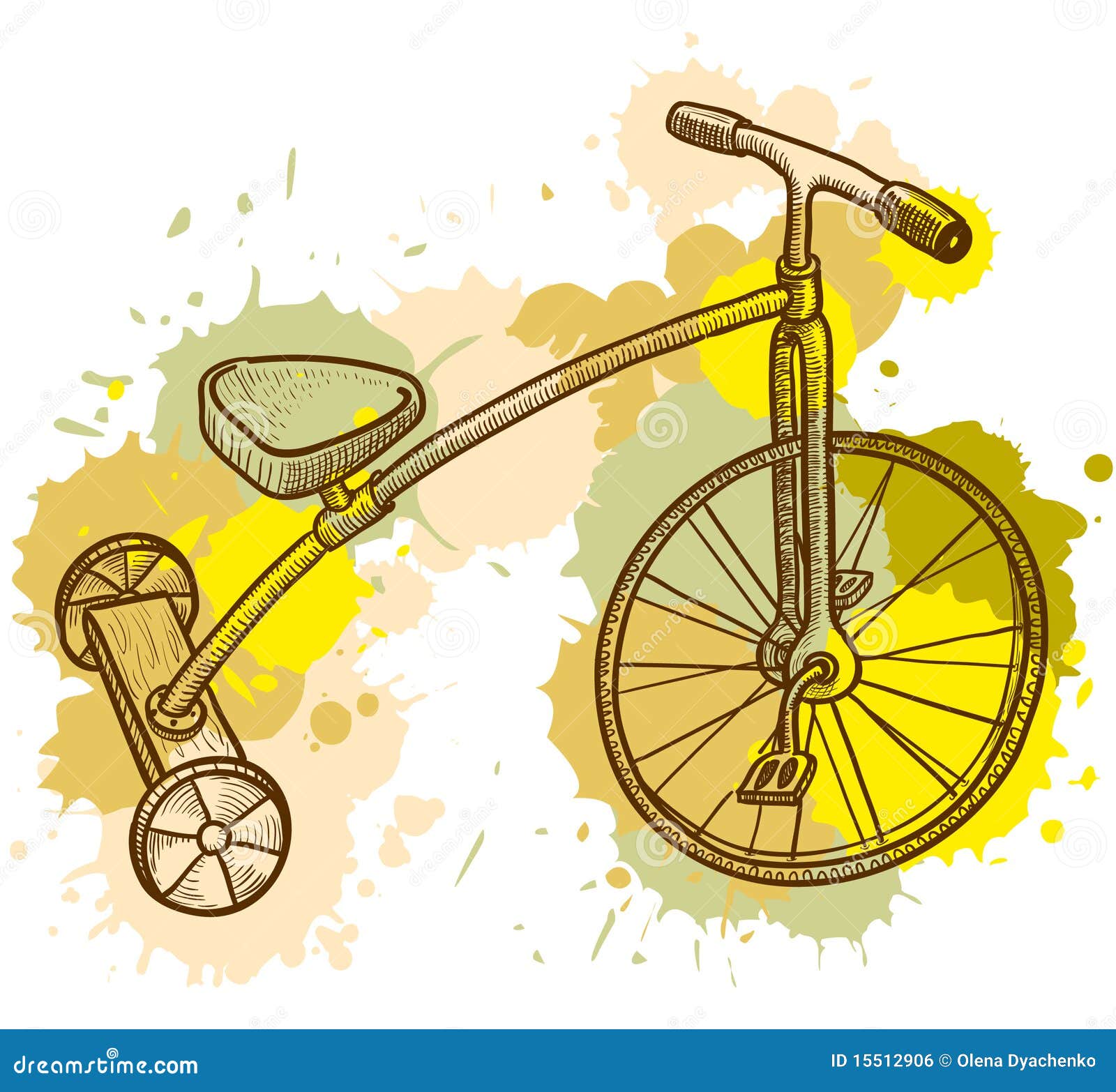 Red Tricycle Stock Illustration | CartoonDealer.com #16404370