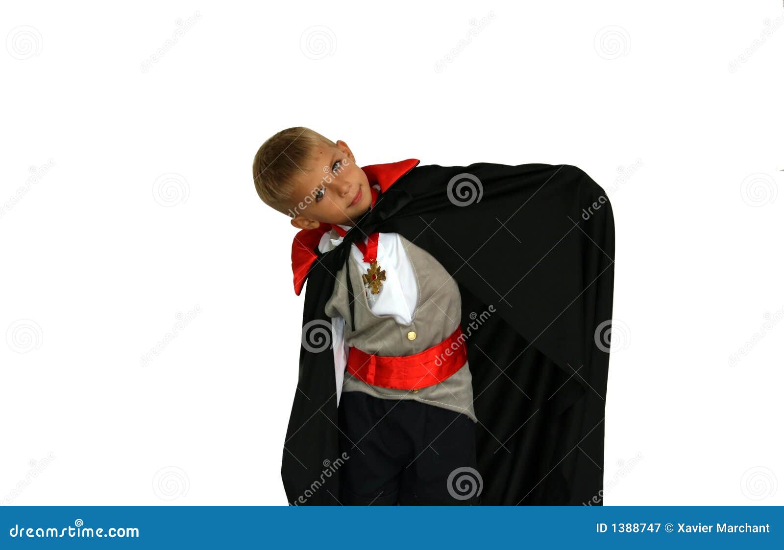 Kid vampire stock image. Image of dracula, halloween, cape - 1388747