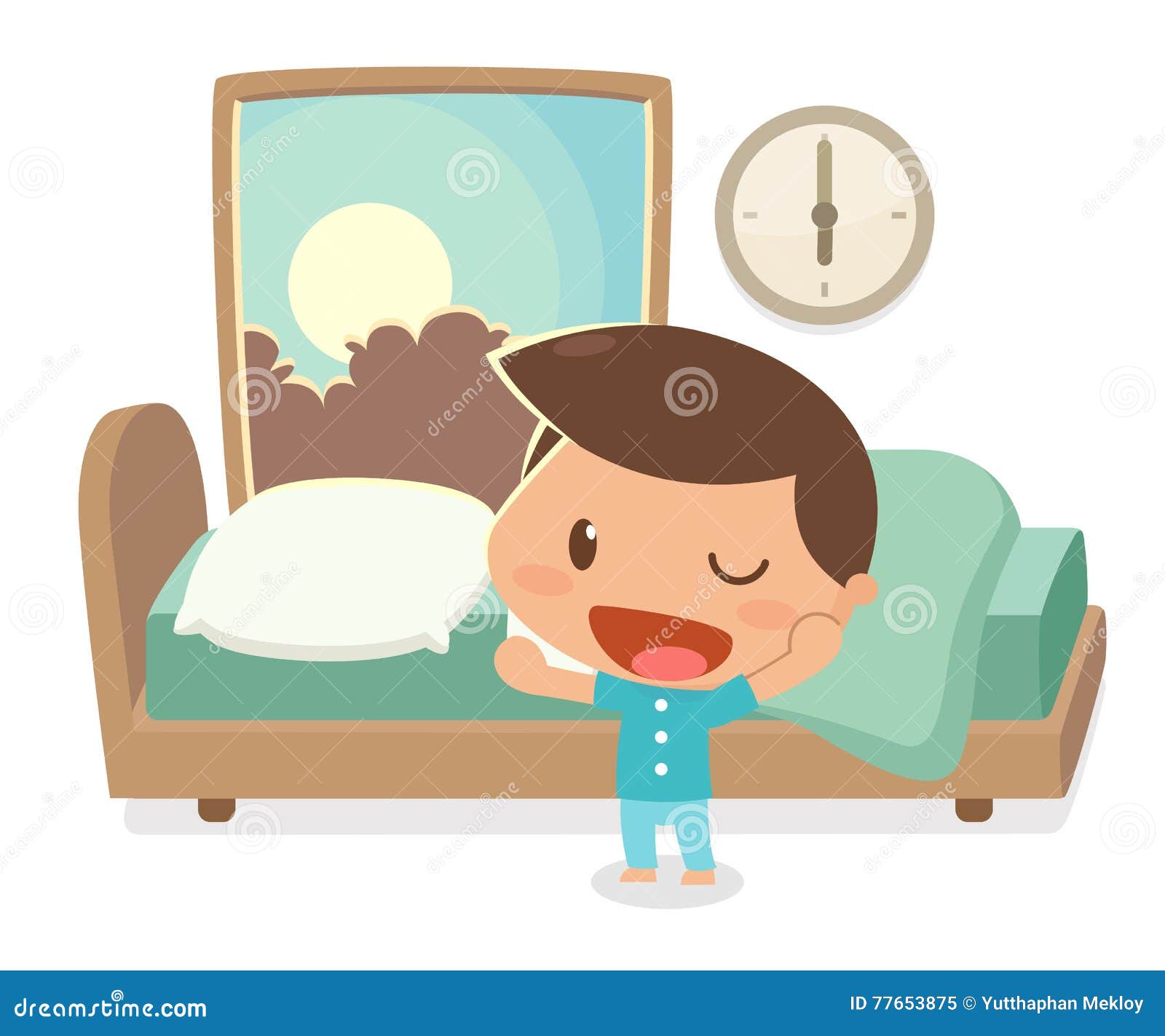 Getting Up In The Morning Cartoon