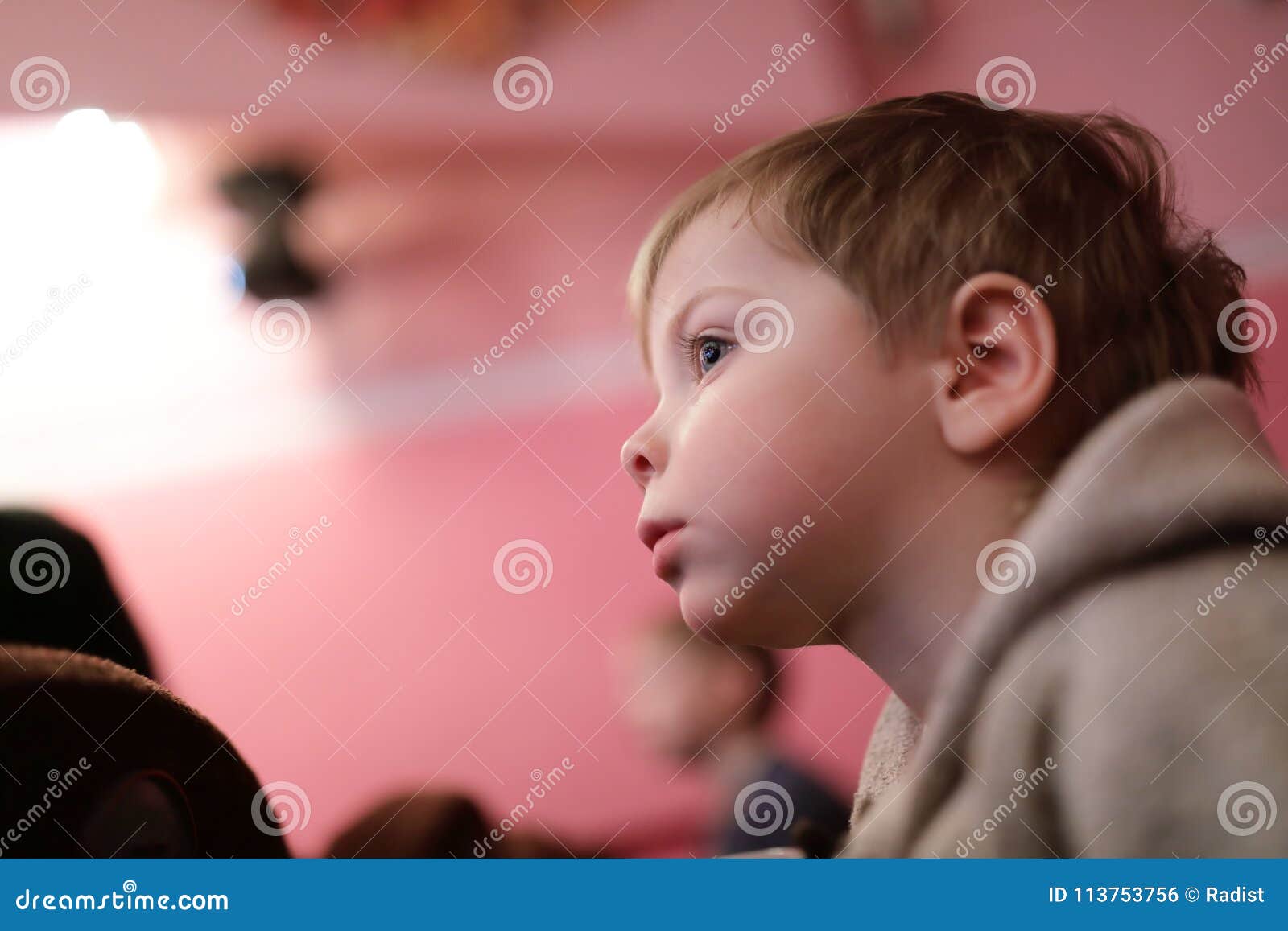 Kid Watching Theatrical Performance Stock Photo - Image of child ...