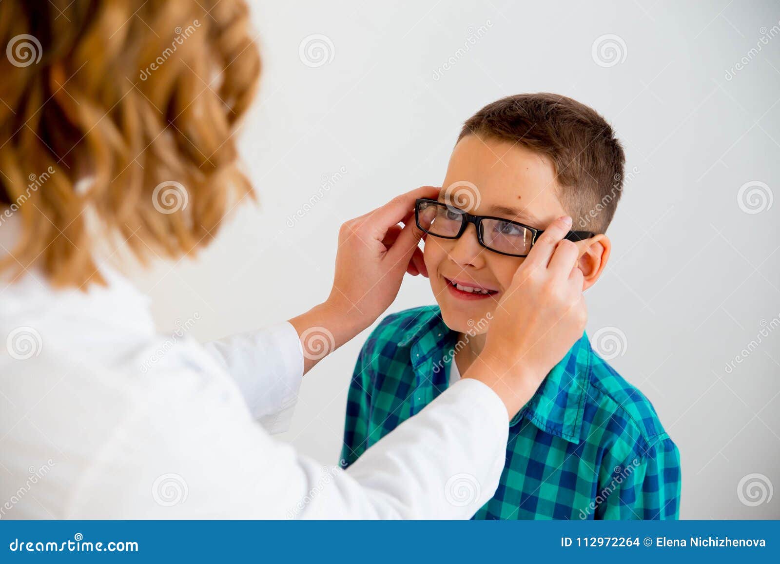Kid wearing glasses stock photo. Image of healthy, childhood - 112972264