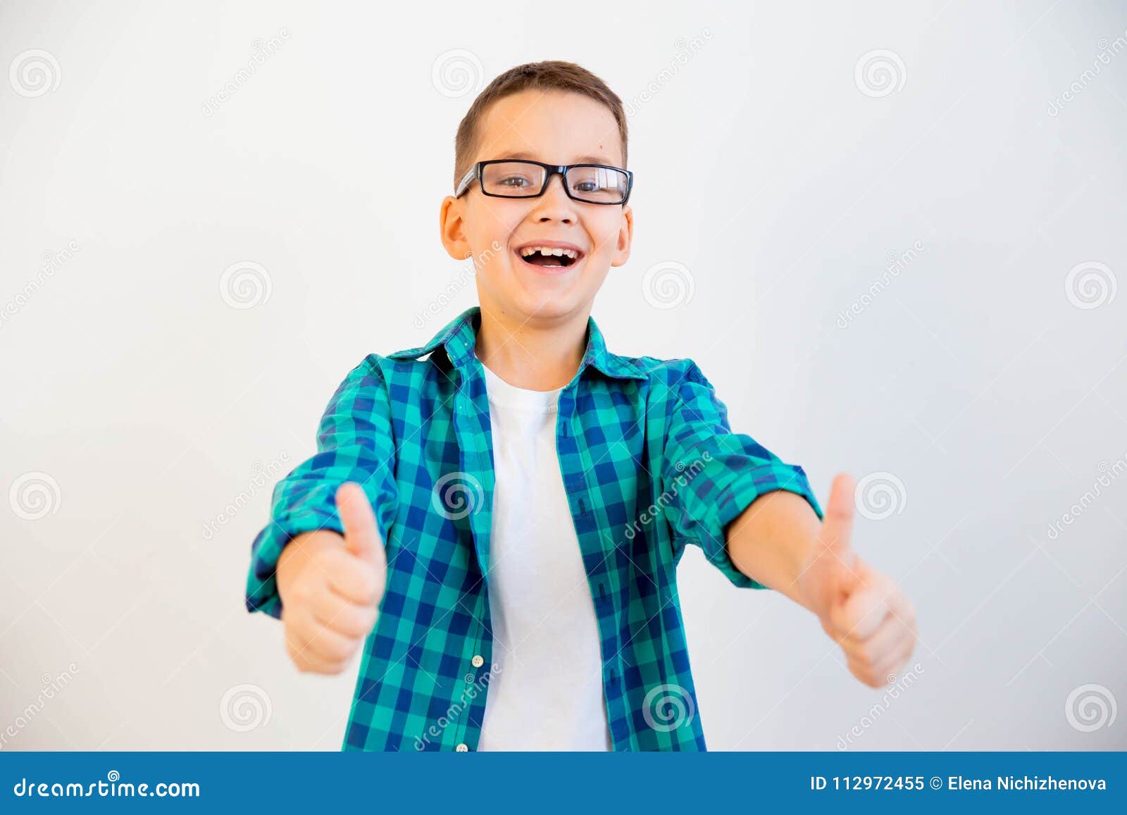 Kid wearing glasses stock image. Image of face, happy - 112972455