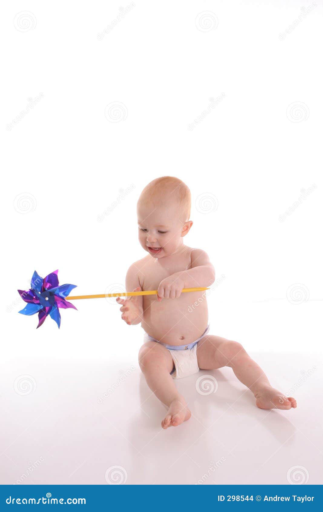 Kid Windmill stock photo. Image of toddler, wheel, diaper - 298544